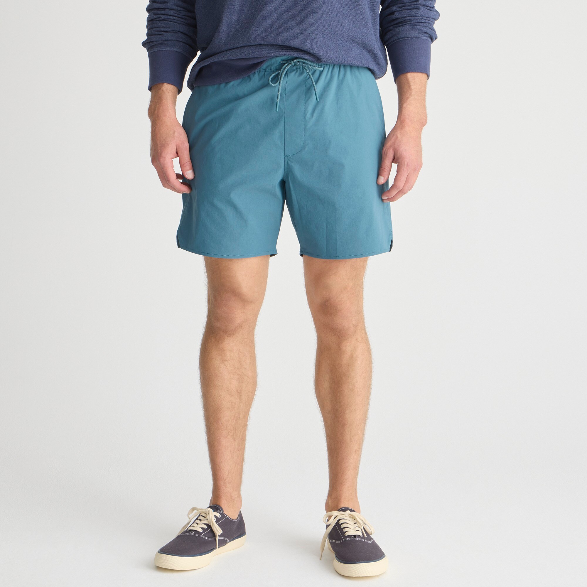 J.Crew: 6'' Lined Tech Dock Short For Men
