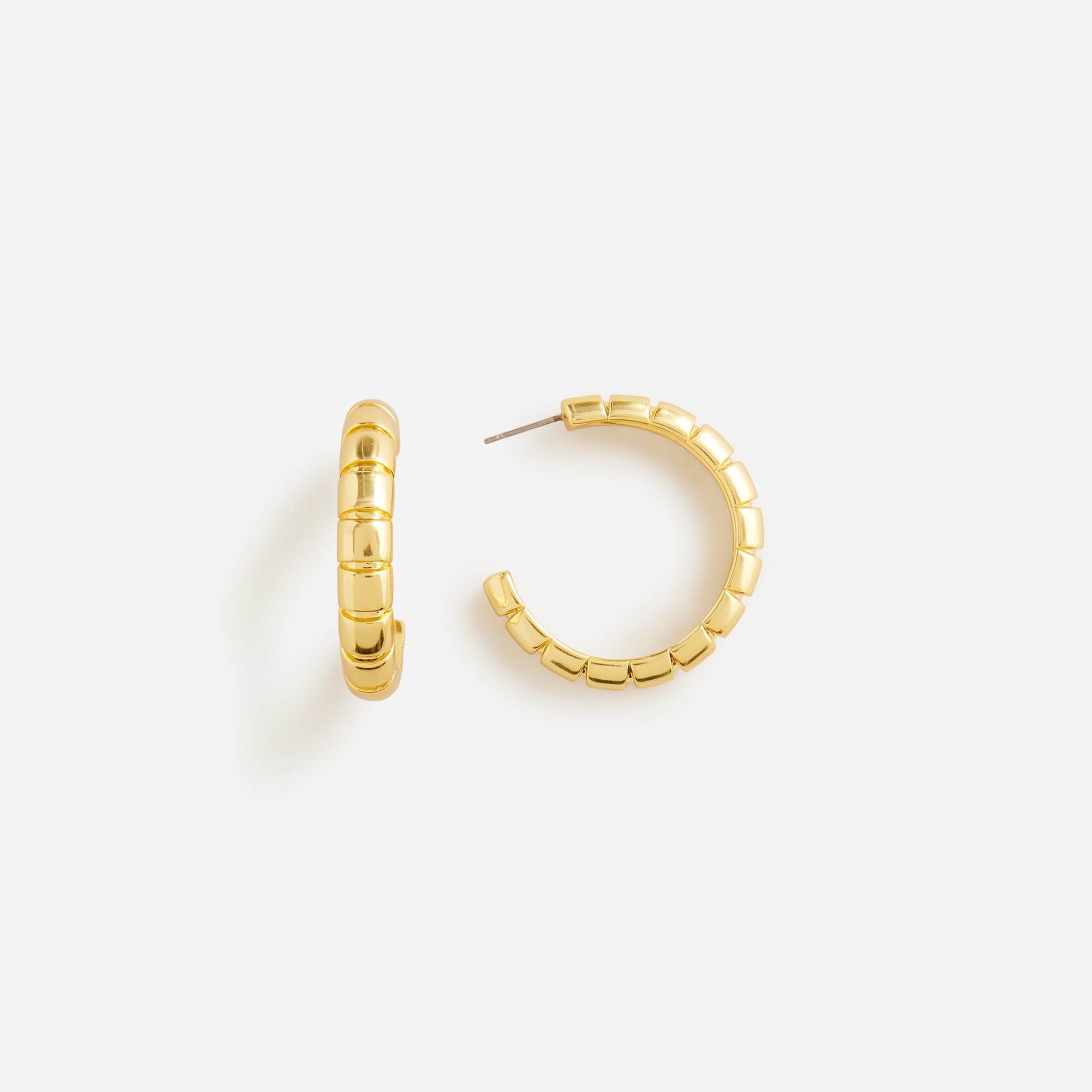 J.Crew Ridged Hoop Earrings For Women