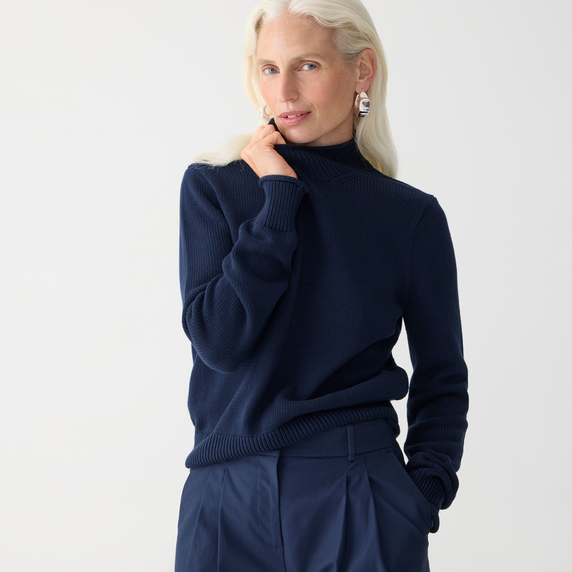 J.Crew: New Heritage Rollneck™ Sweater For Women