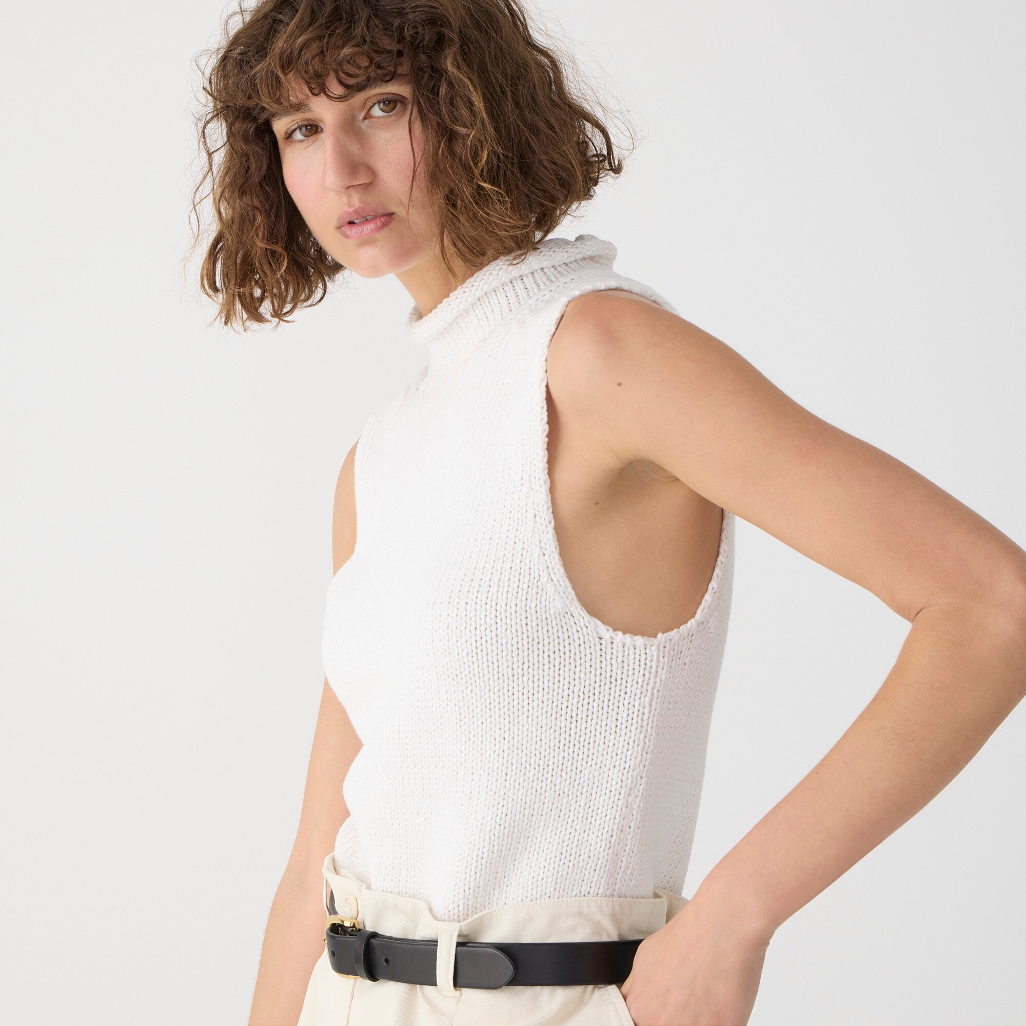 J.Crew: Rollneck™ Sweater Shell For Women