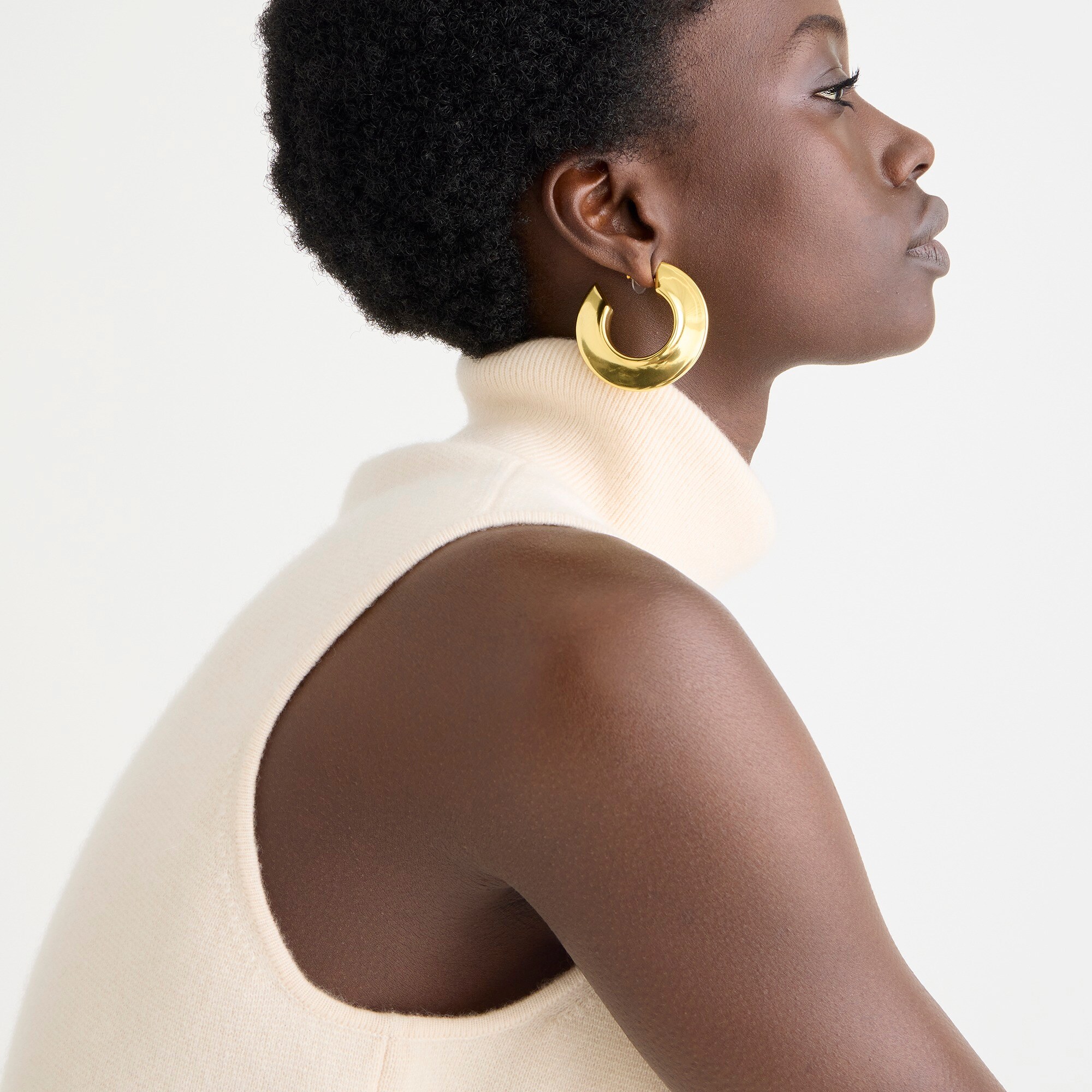 J.Crew: Cashmere Mockneck Sweater Shell For Women