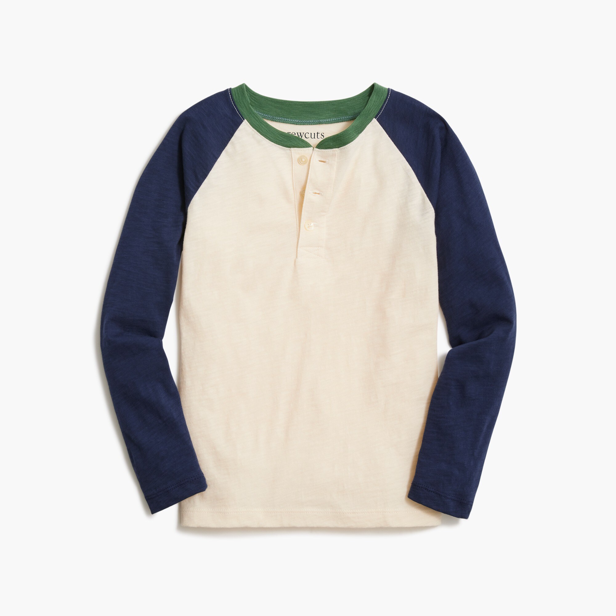 Factory: Boys' Colorblock Henley Tee For Boys