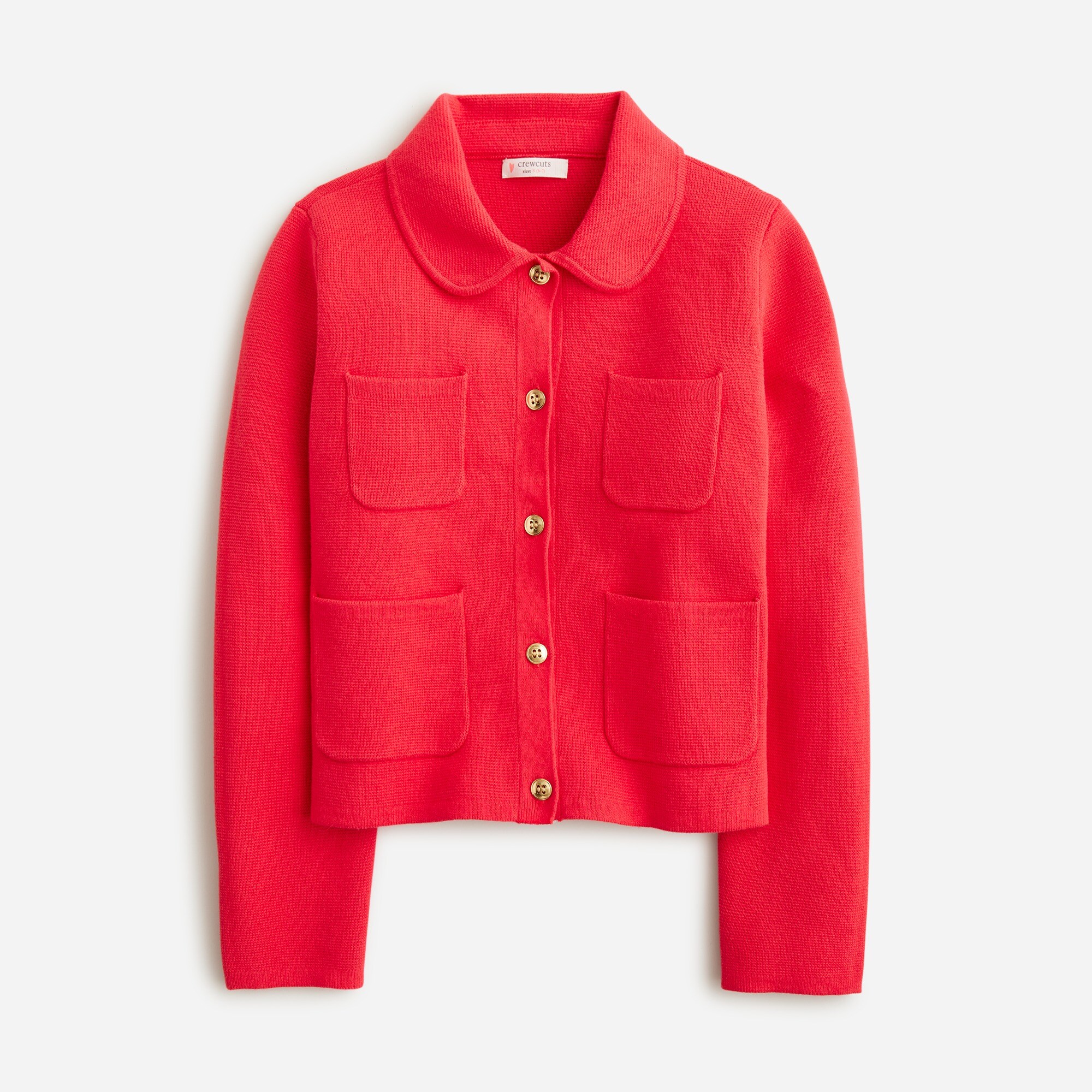 J.Crew: Girls' Collared Sweater Lady Jacket For Girls