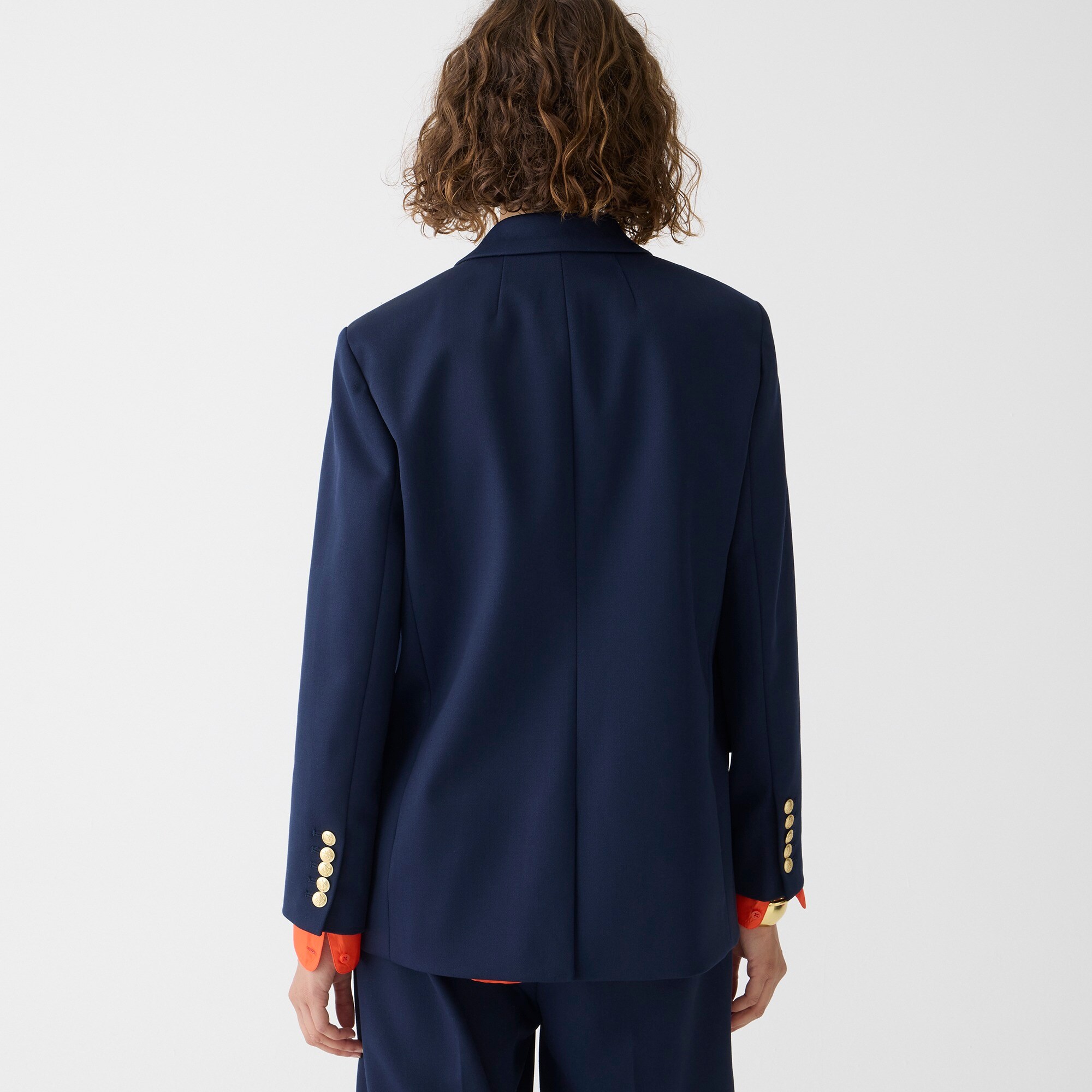J.Crew: Collection Oversized Blazer In Wool-twill Blend For Women