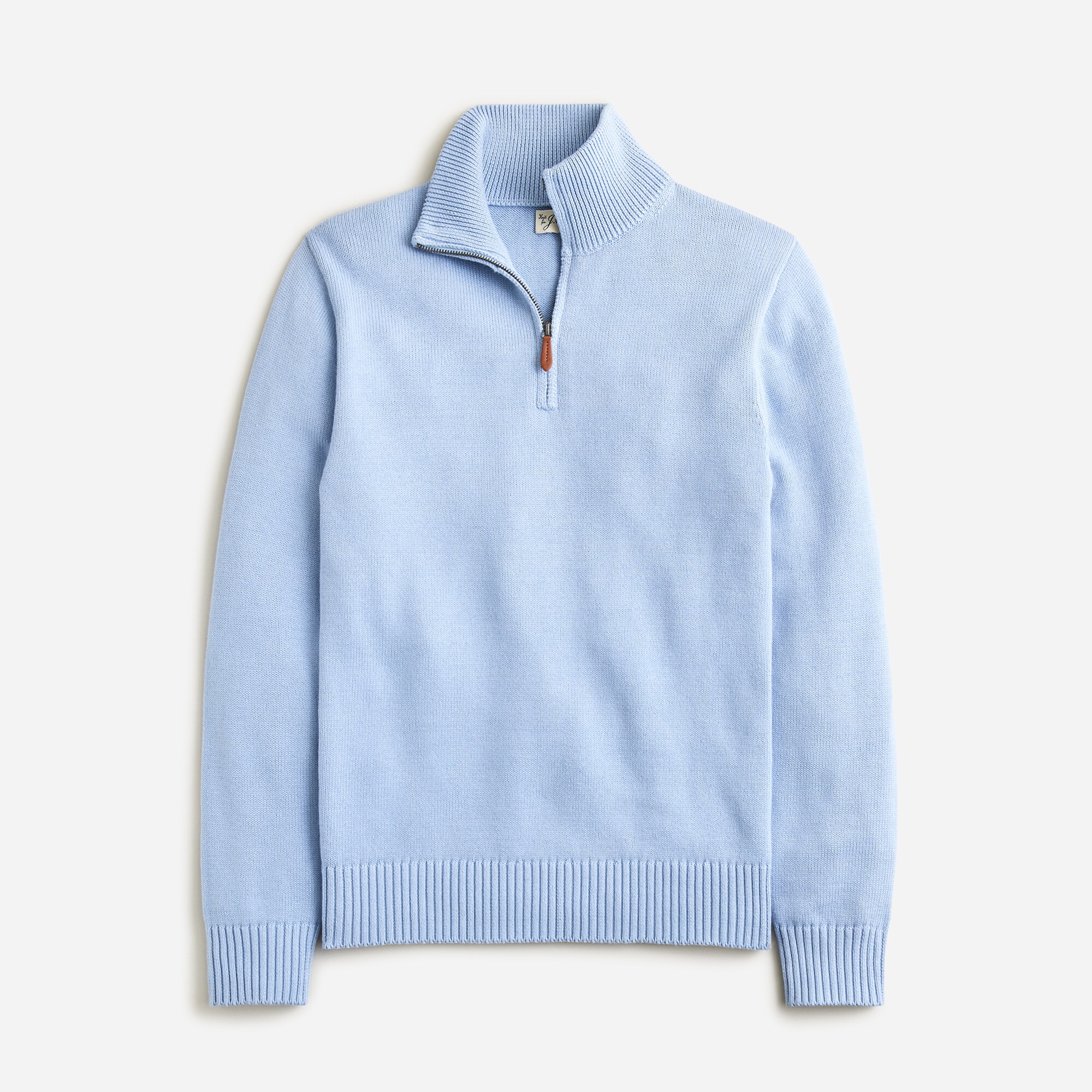 J.Crew: Heritage Cotton Half-zip Sweater For Men