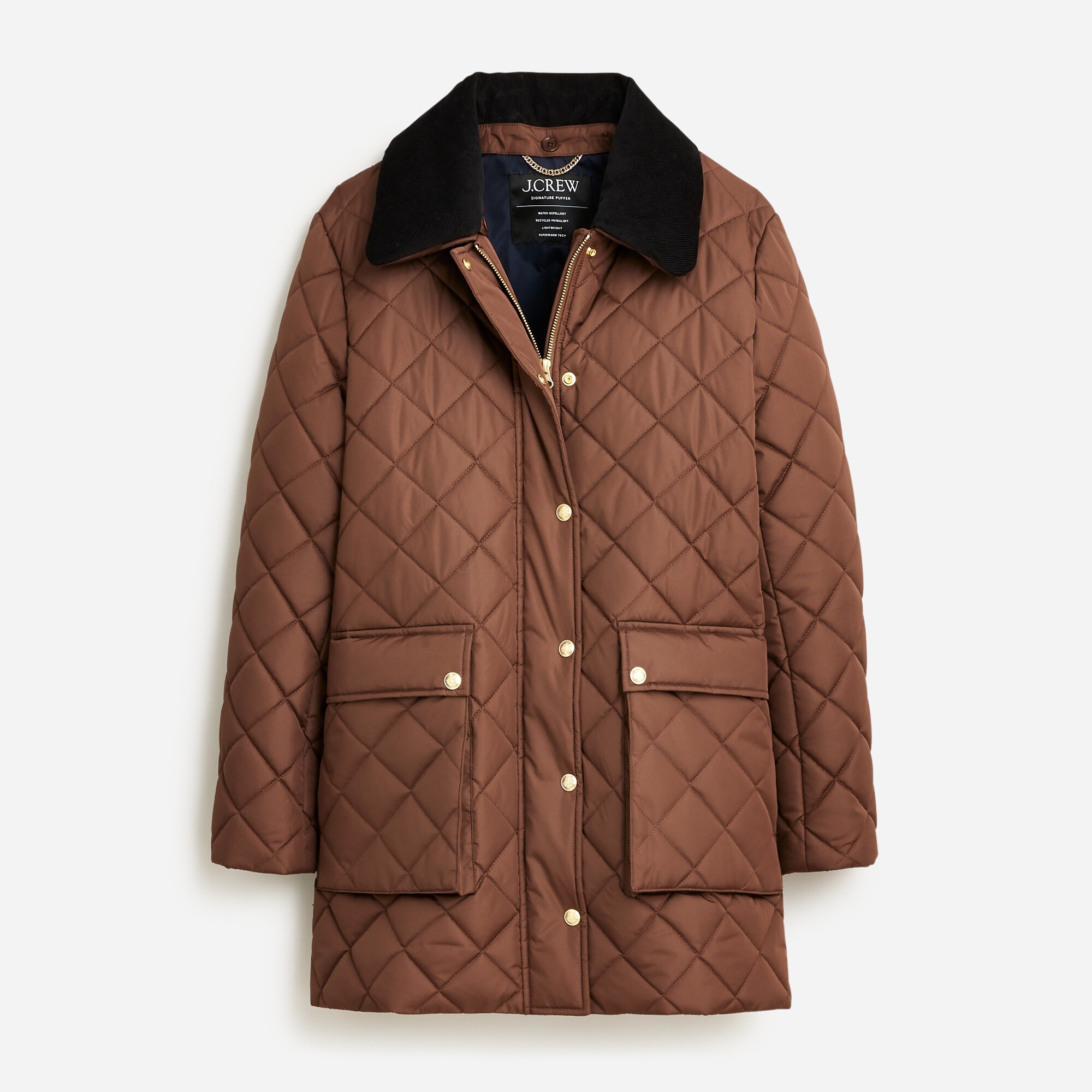 J.Crew: Heritage Quilted Barn Jacket™ With PrimaLoft® For Women