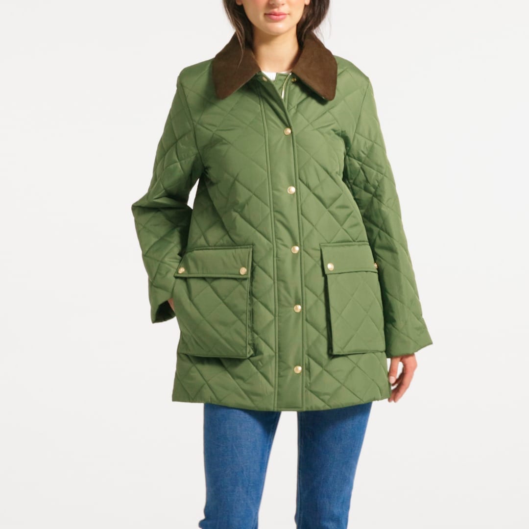 J.Crew: Heritage Quilted Barn Jacket™ With PrimaLoft® For Women