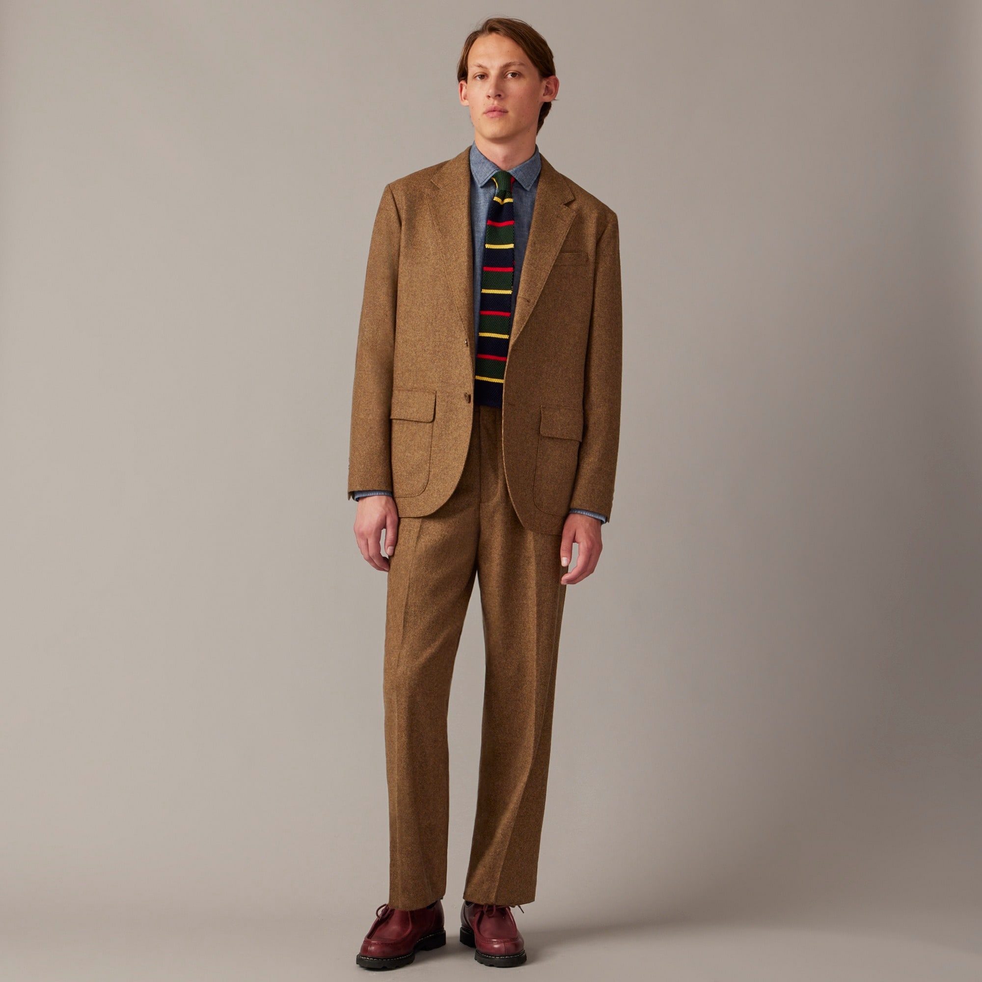 J.Crew: Suit Jacket In Scottish Lambswool Flannel For Men