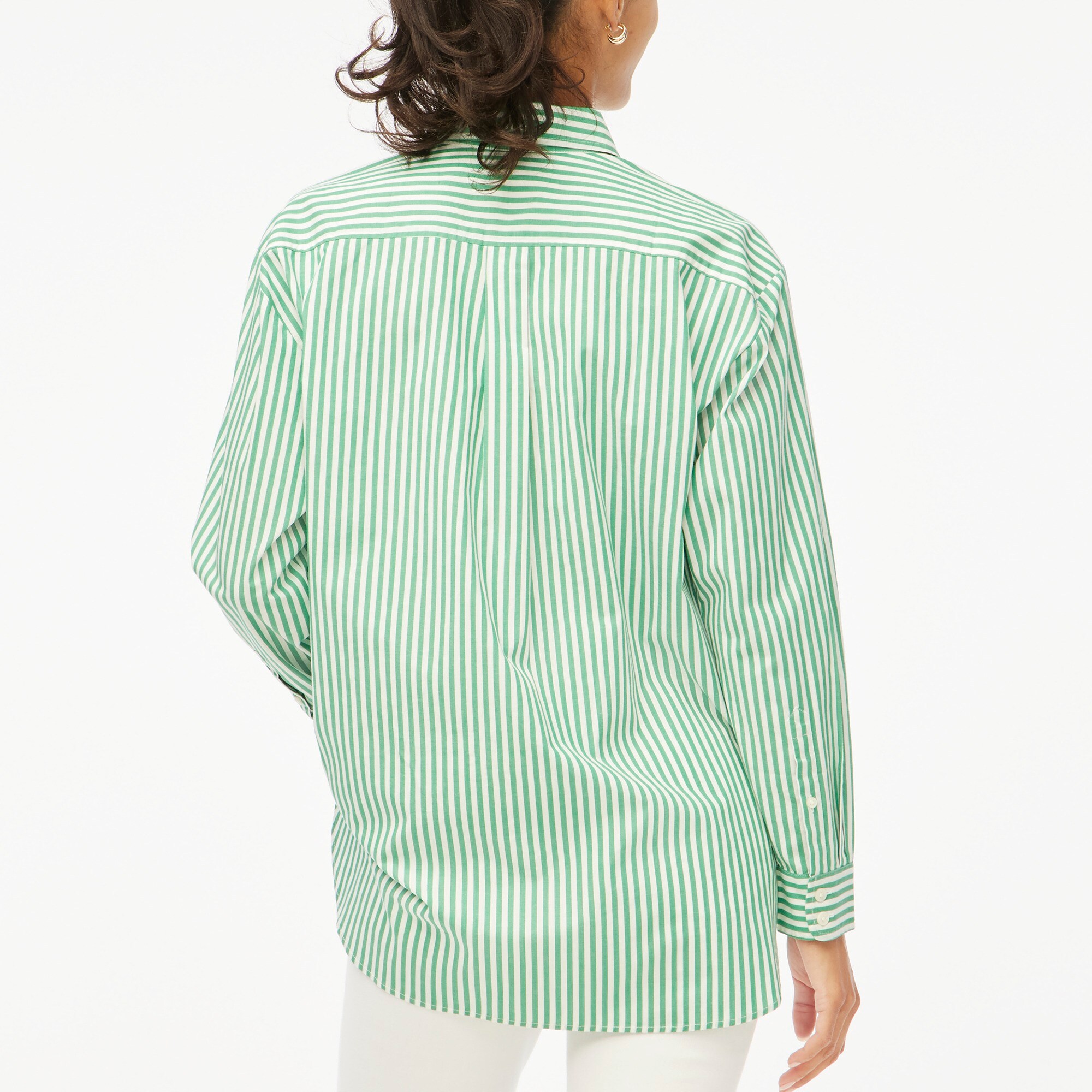 Factory: Relaxed Button-up Shirt For Women
