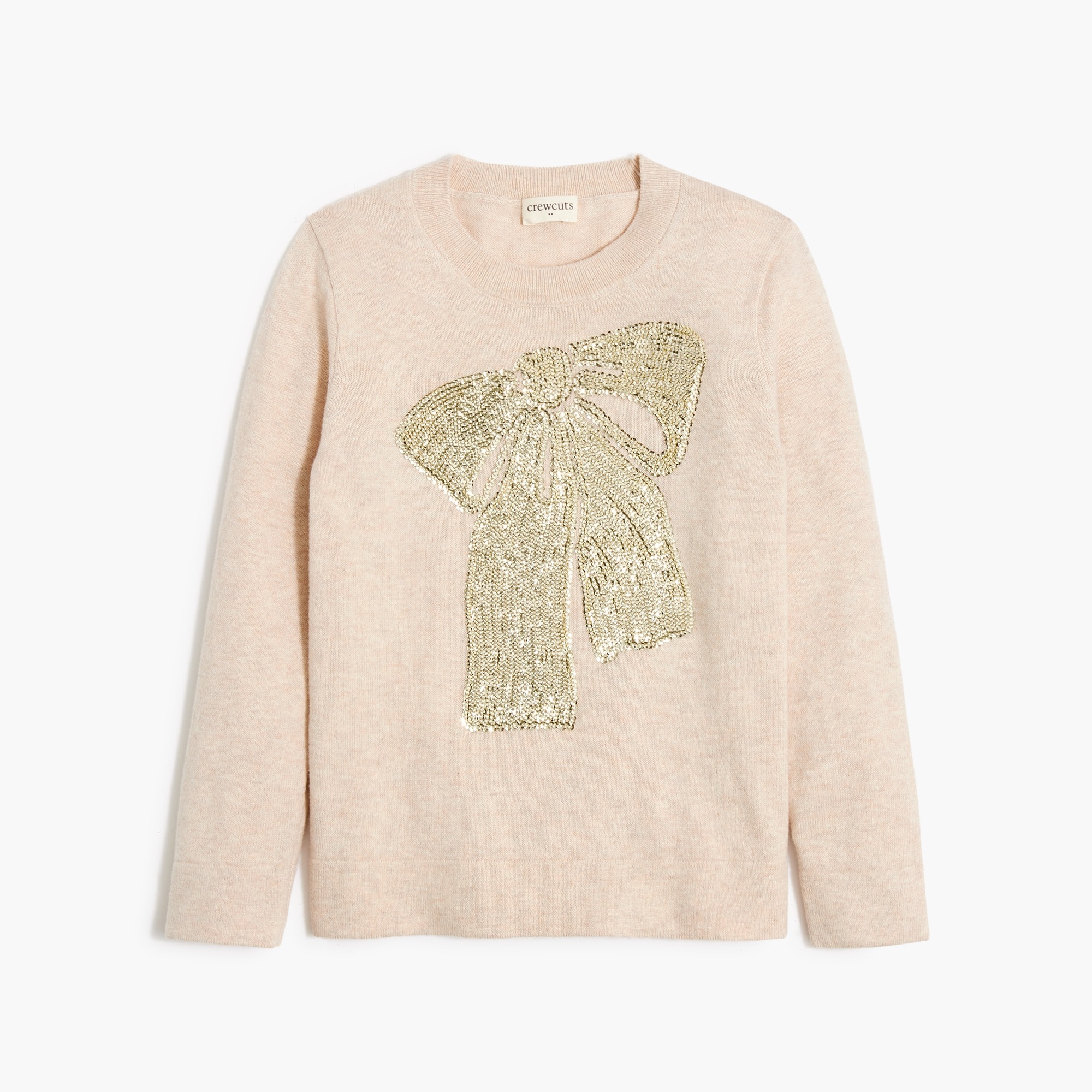 Factory: Girls' Sequin Bow Teddie Sweater For Girls