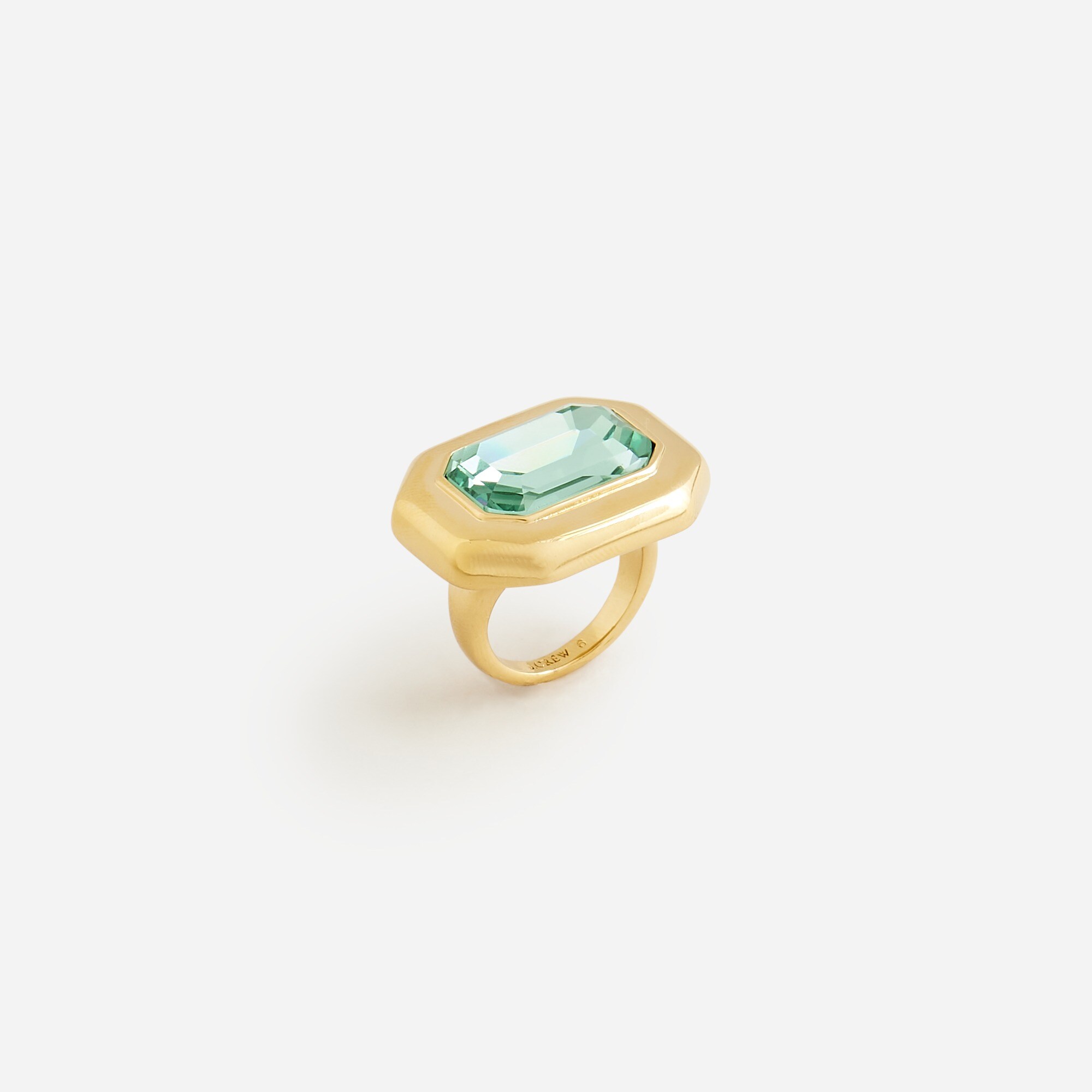 J.Crew: Rectangle Faceted-crystal Ring For Women