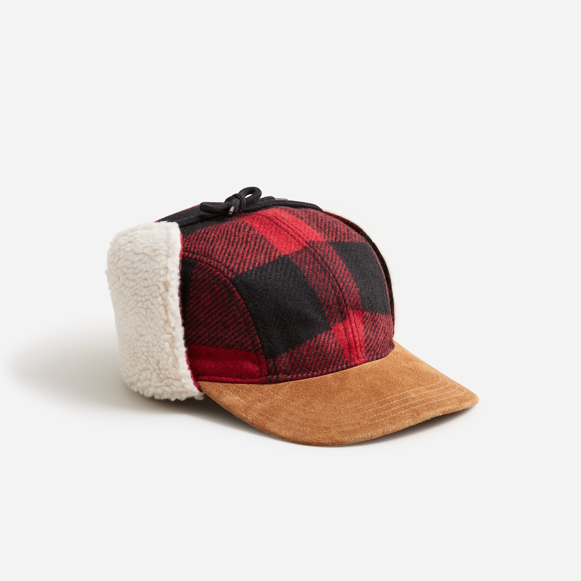 J.Crew: English Wool Huntsman Cap With Suede Brim For Men