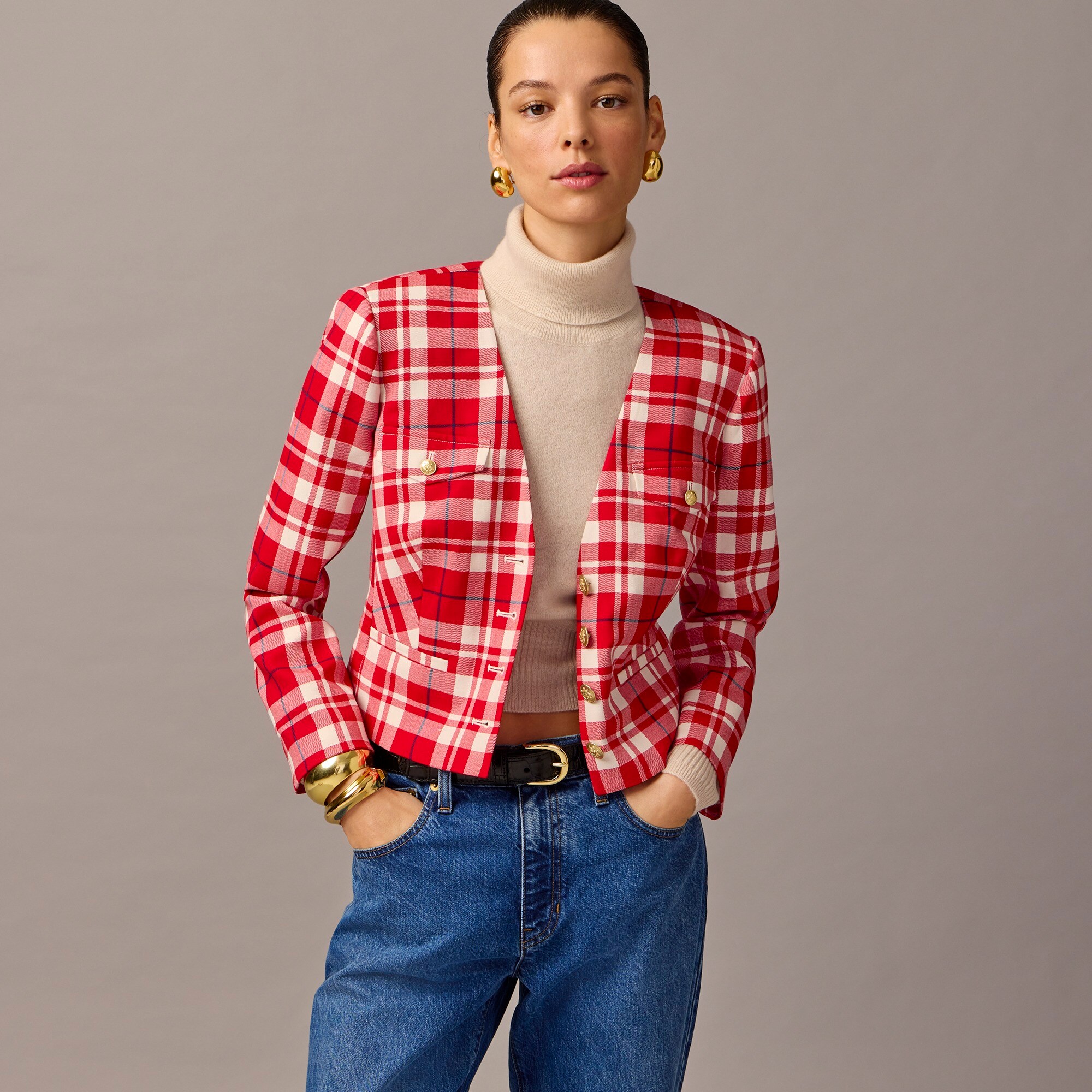 J.Crew: Collection City Wool Lady Jacket For Women