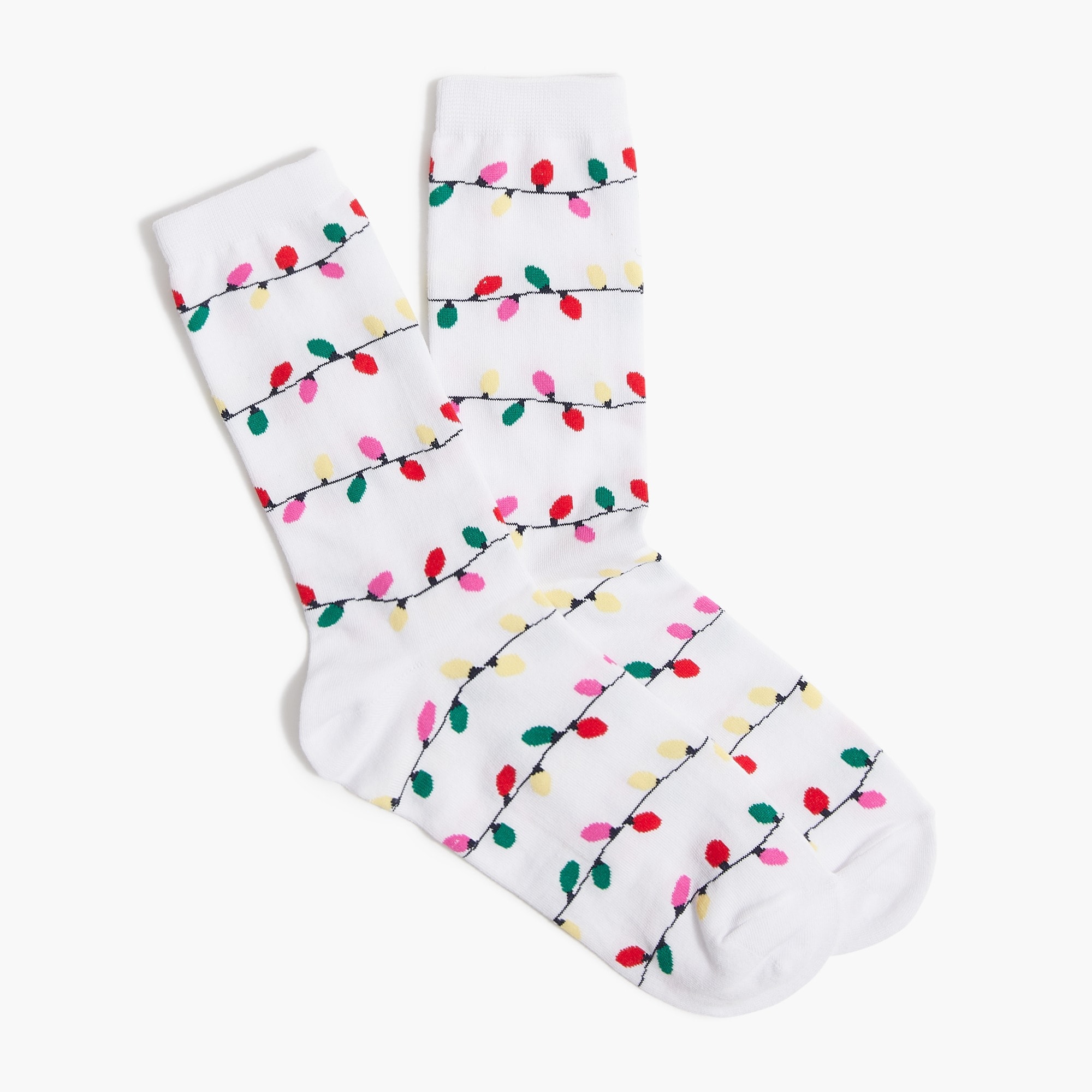Holiday Lights Trouser Socks For Women | Factory