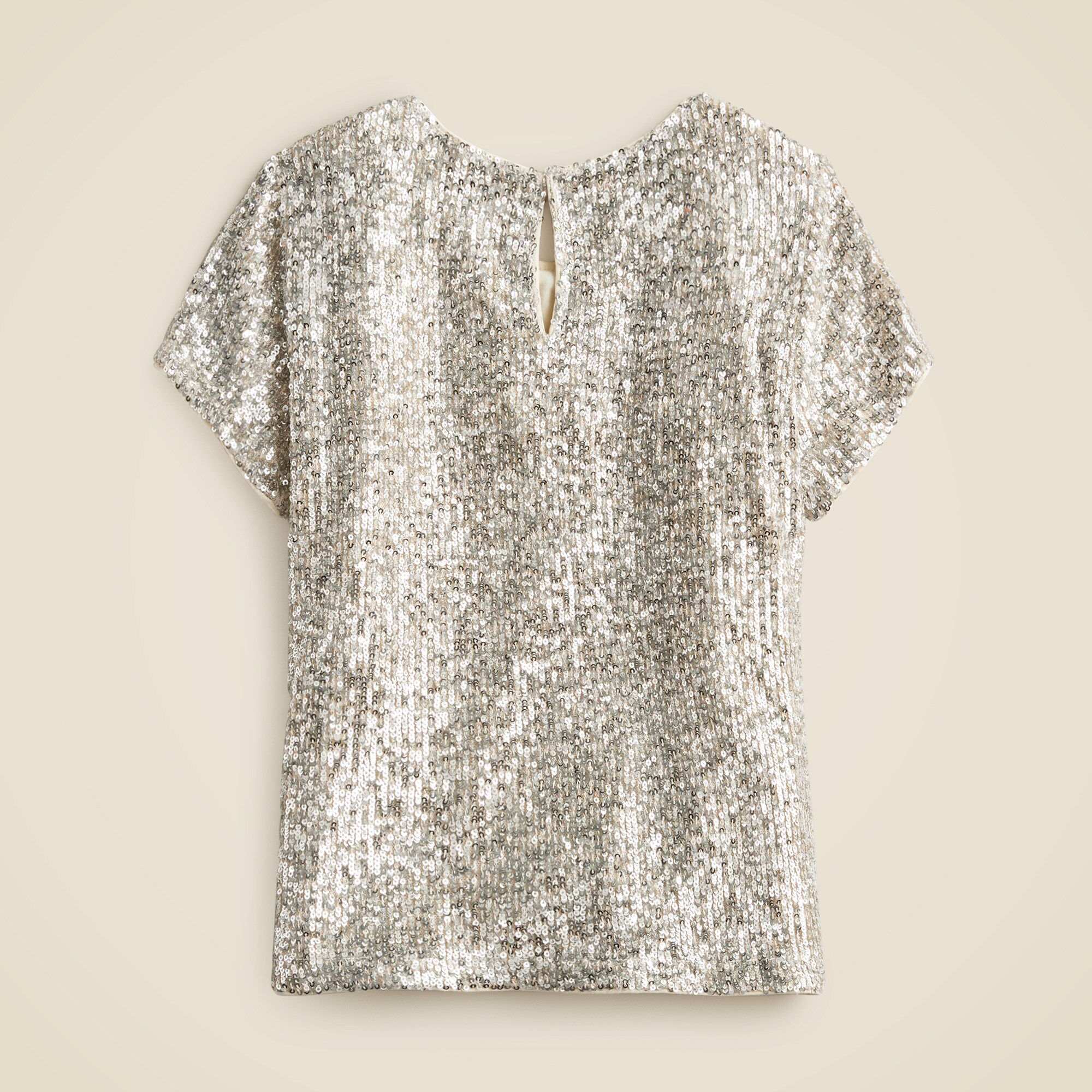 J.Crew: Girls' Short-sleeve Sequin Top For Girls