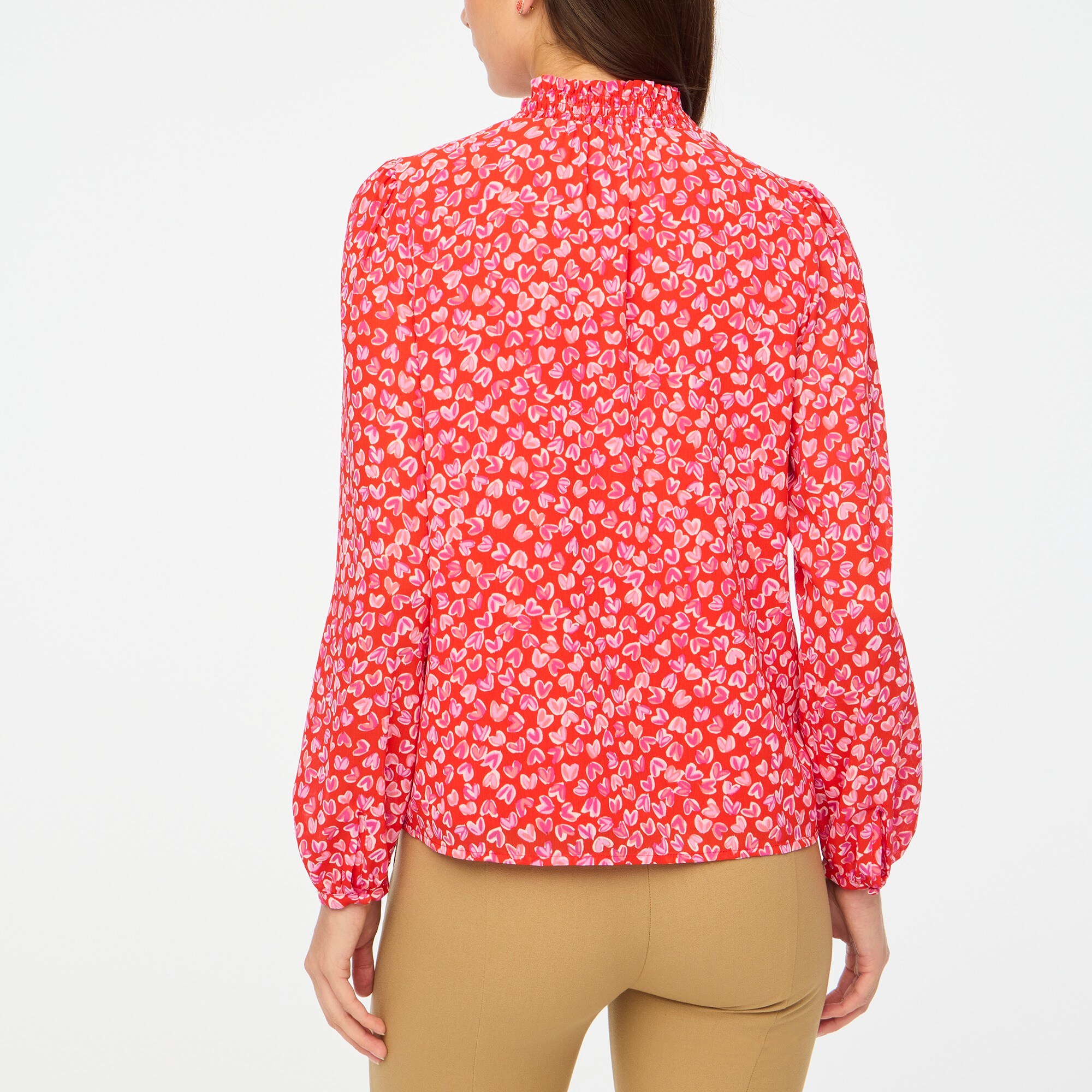 Factory: Smocked Keyhole Top For Women