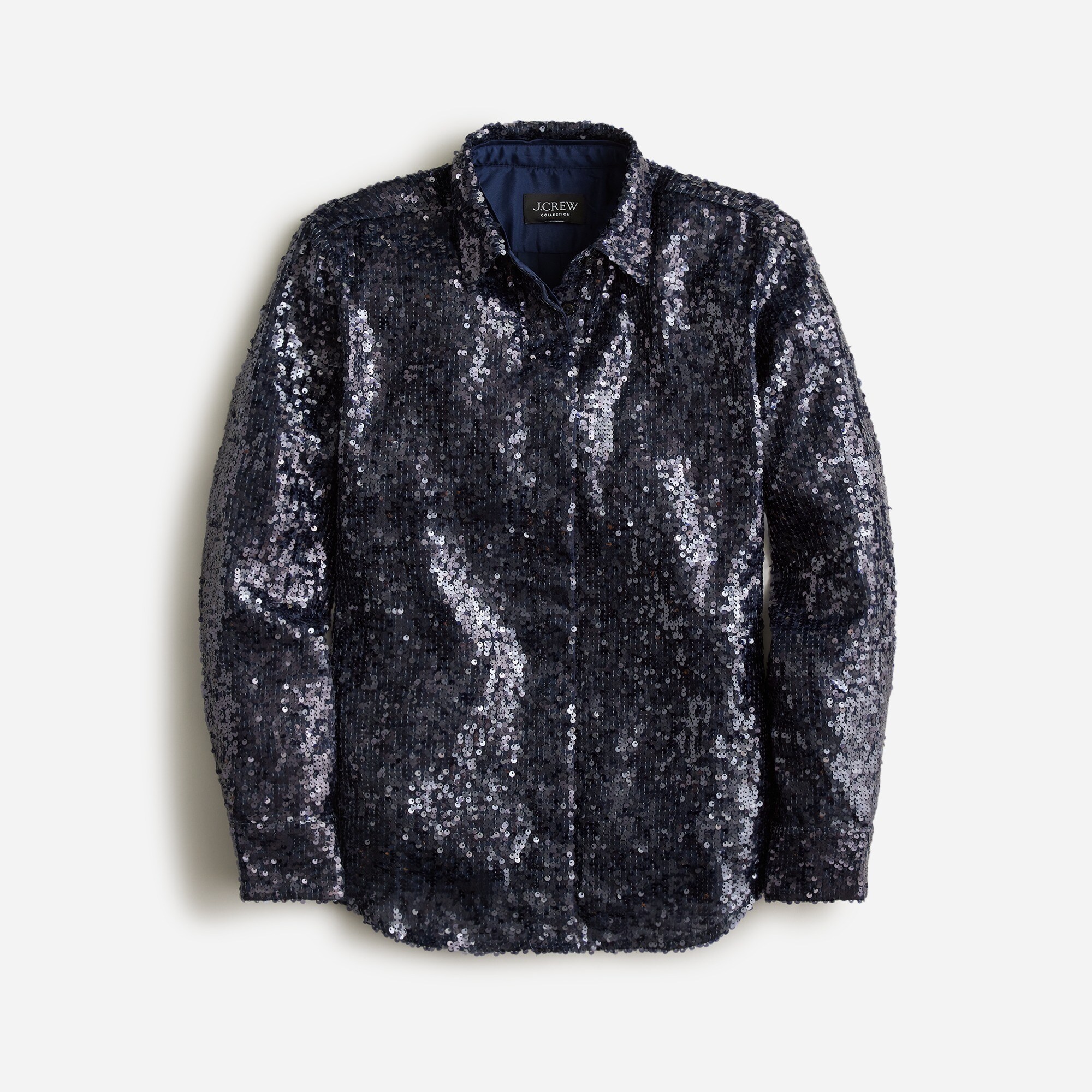 J.Crew: Collection Classic-fit Sequin Shirt For Women