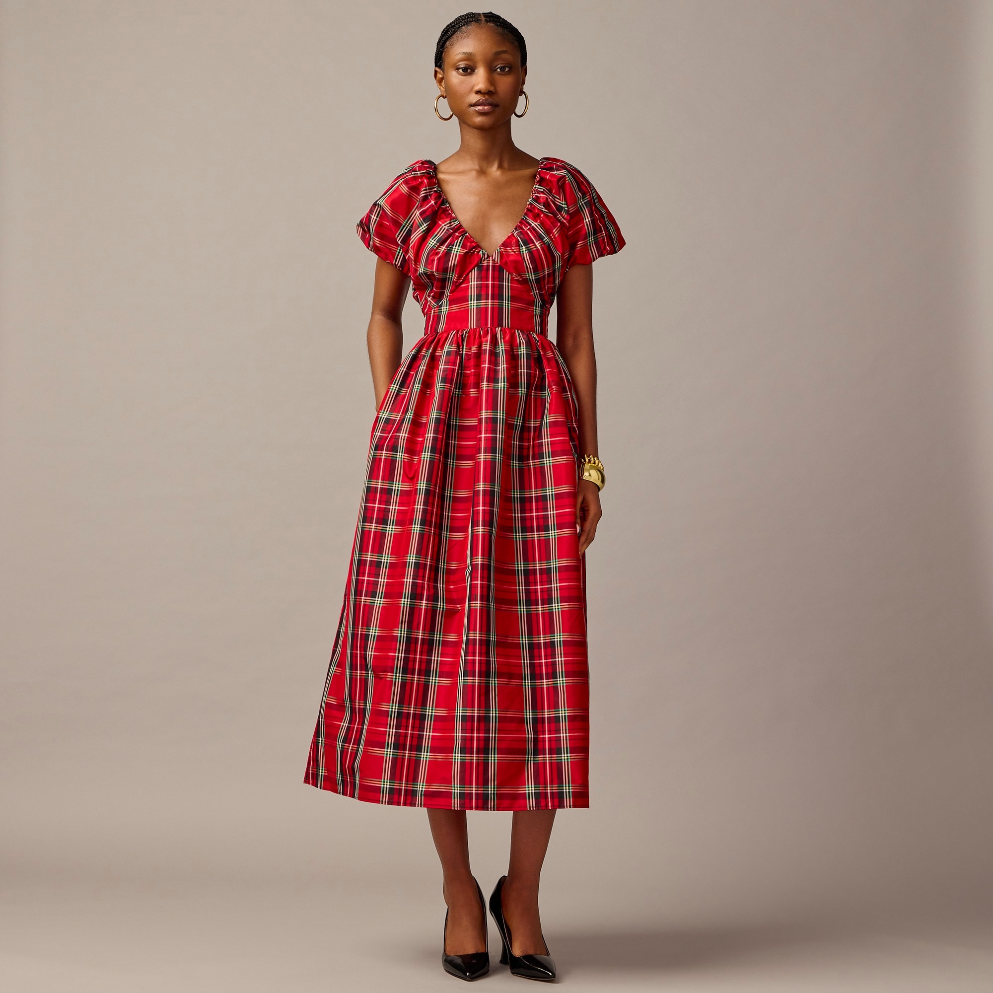 J Crew Plaid Dress