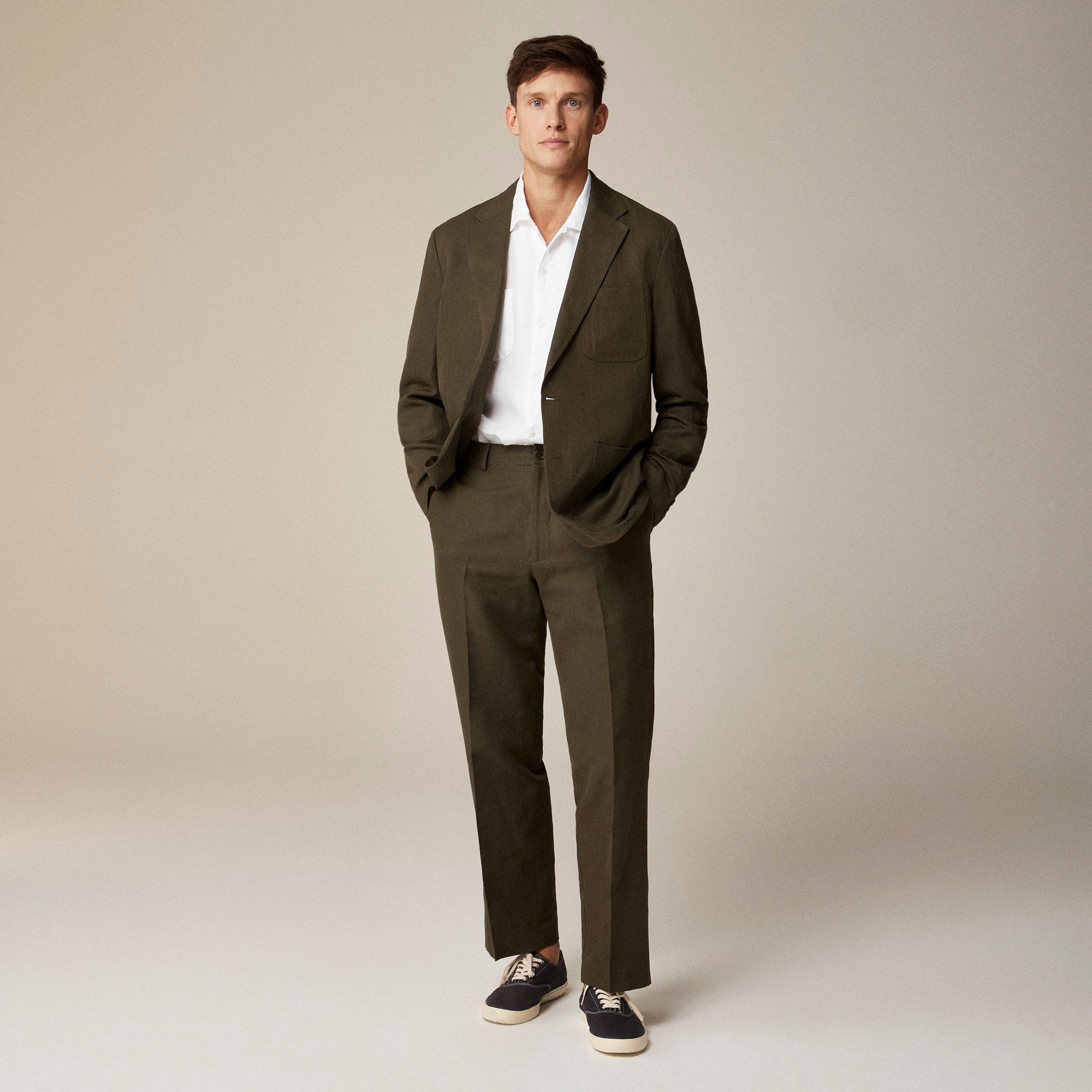 J.Crew: Kenmare Relaxed-fit Unstructured Suit Jacket In Cotton-linen ...
