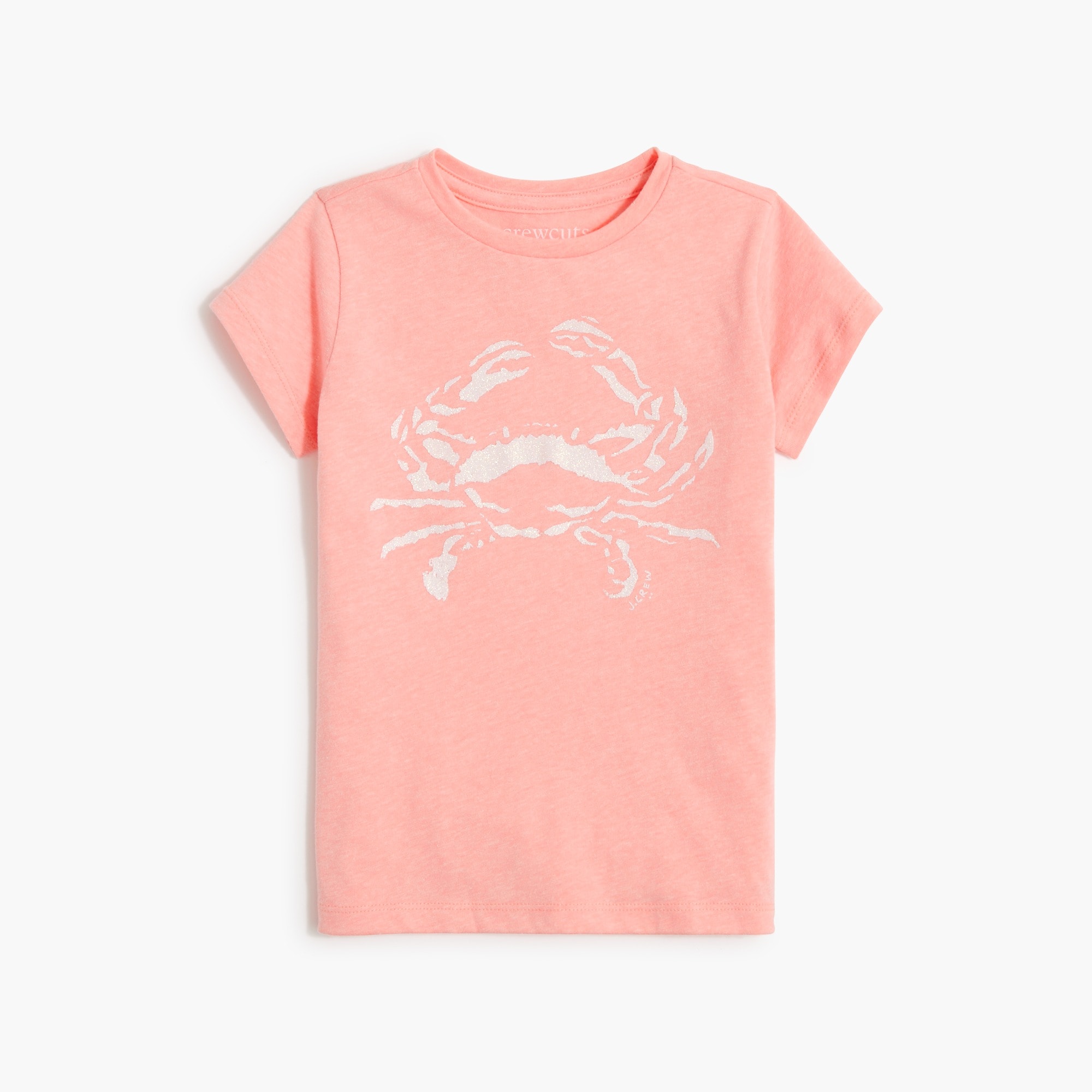 Factory: Girls' Glitter Crab Graphic Tee For Girls