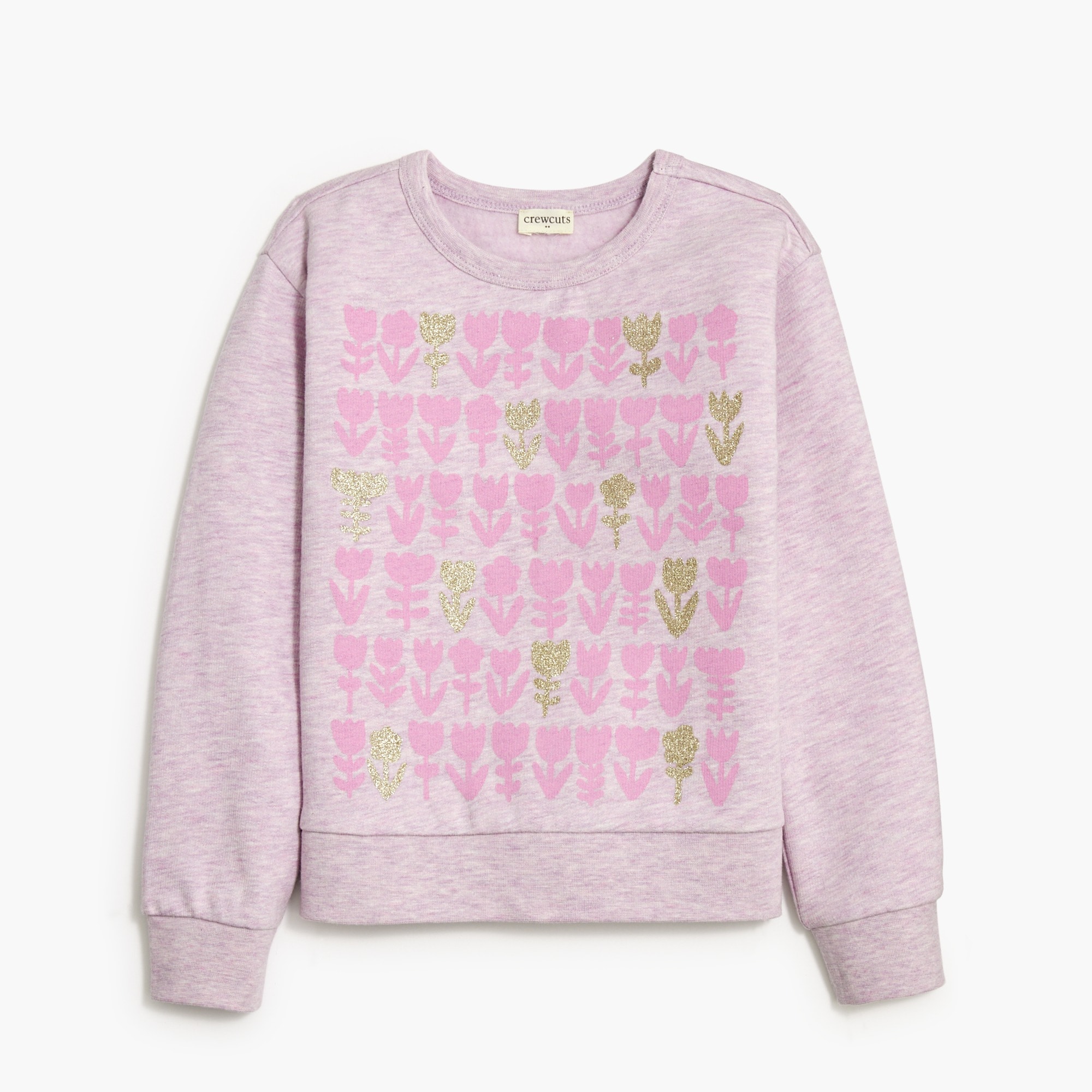Girls' Tulip Graphic Sweatshirt For Girls | Factory