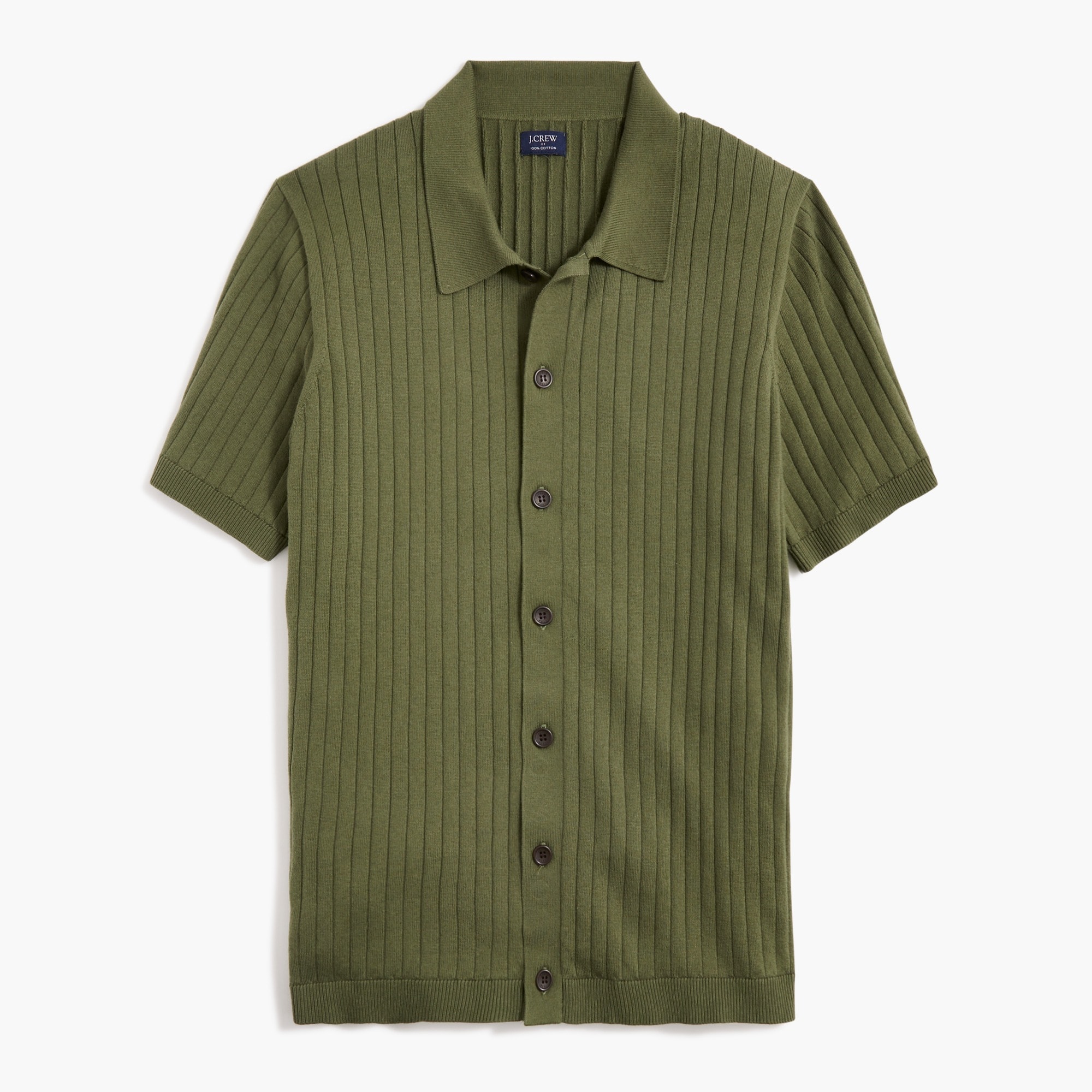 J.Crew Ribbed button-down sweater-polo | Hamilton Place