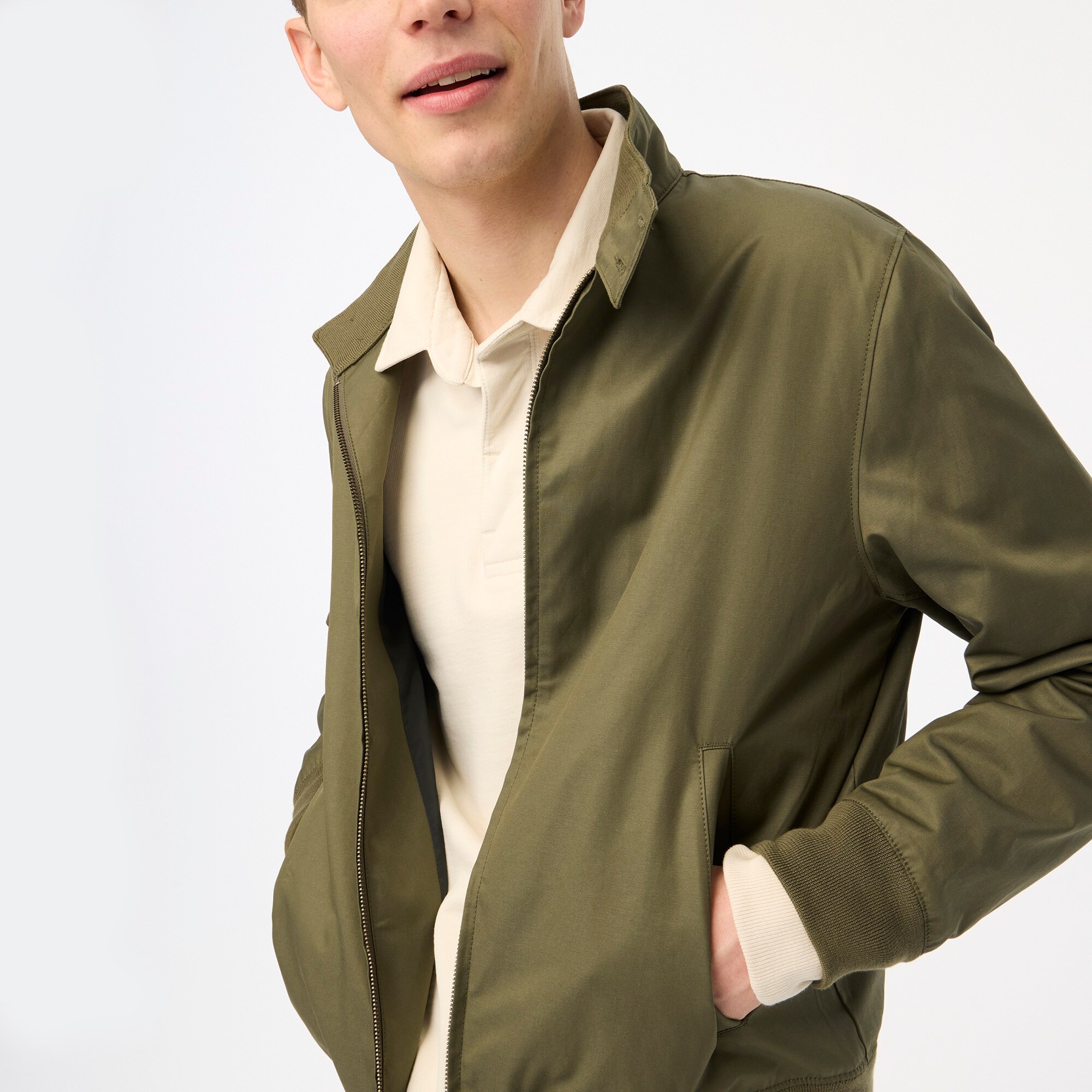 Factory: Lightweight Cotton-blend Jacket For Men