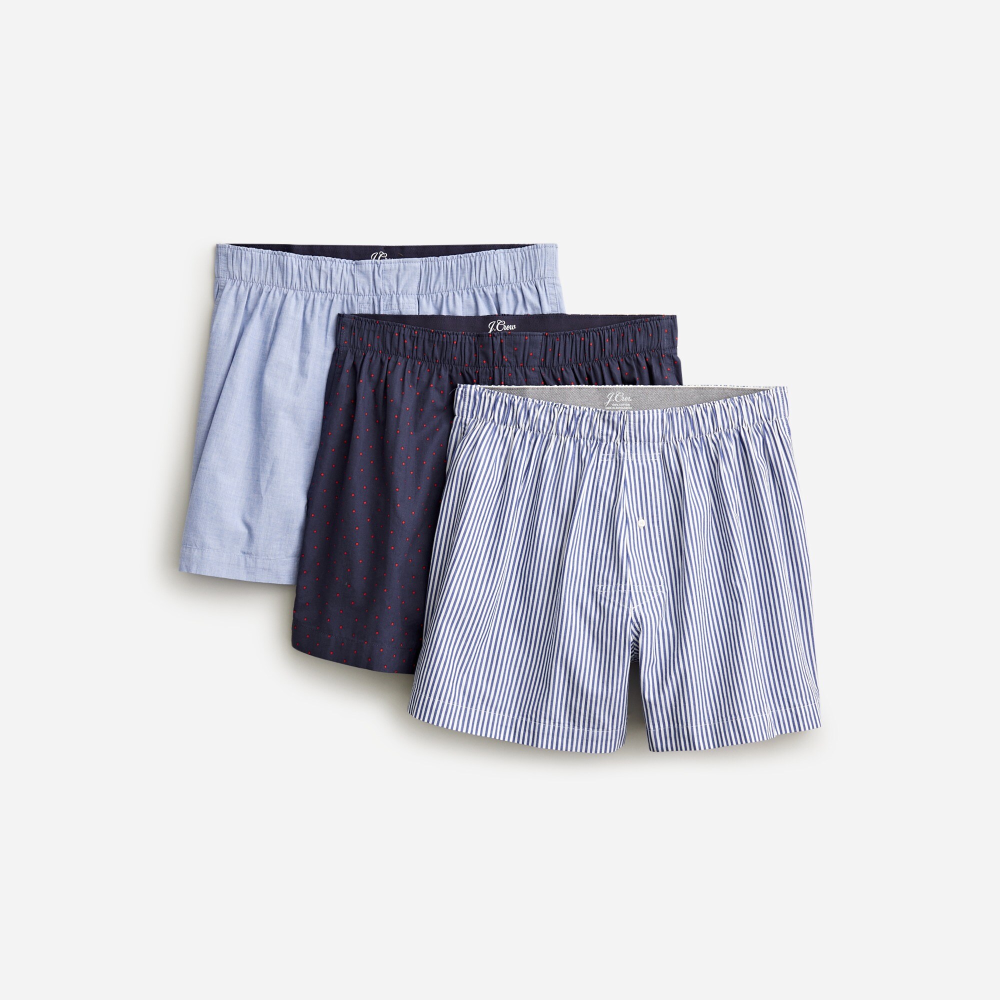 J.Crew: Boxers Three-pack For Men