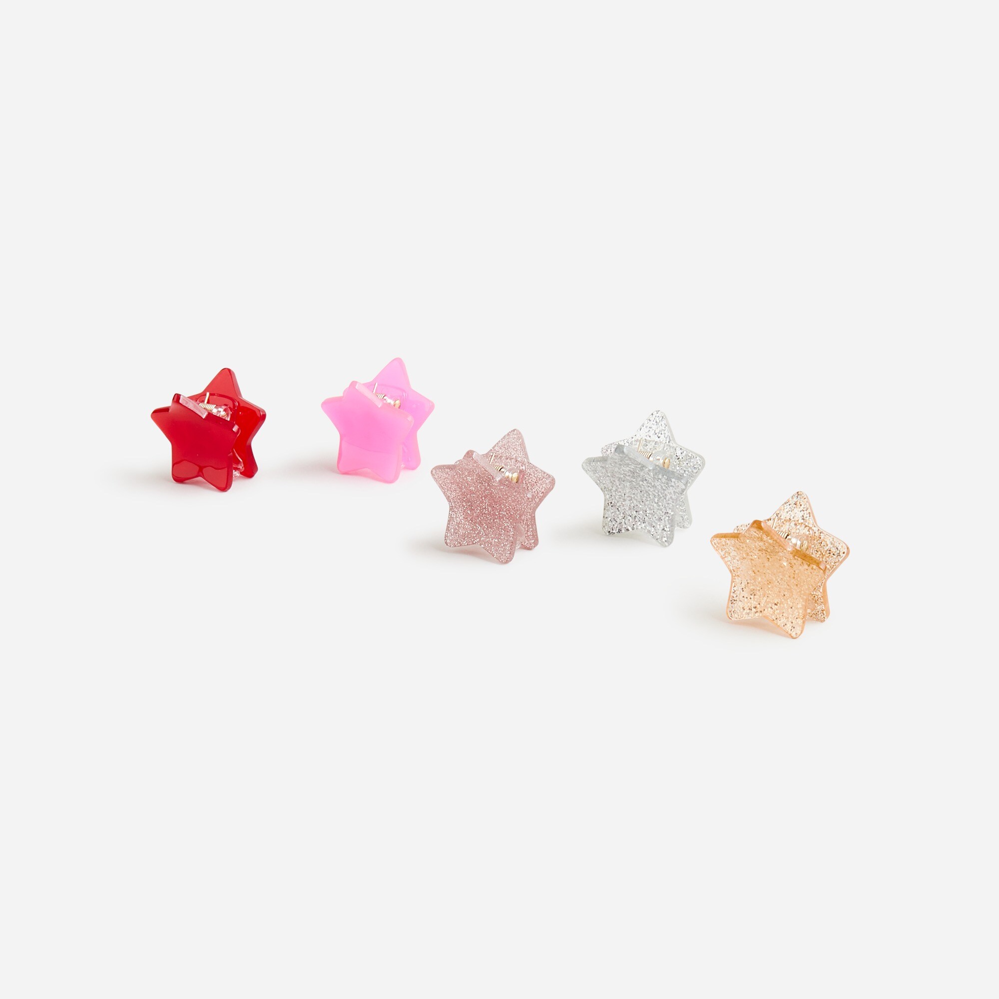 J.Crew: Girls' Star Claw Clips Five-pack For Girls