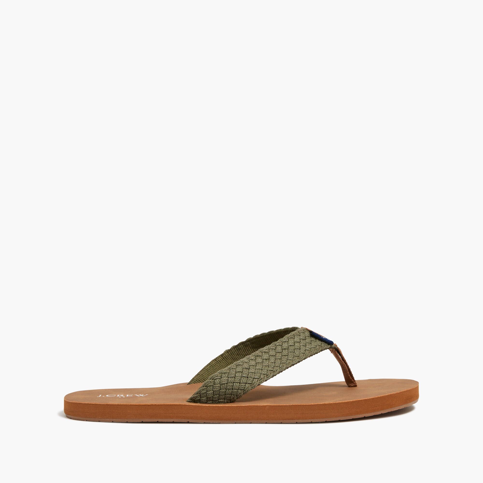 Factory: Braided-strap Flip-flops For Men