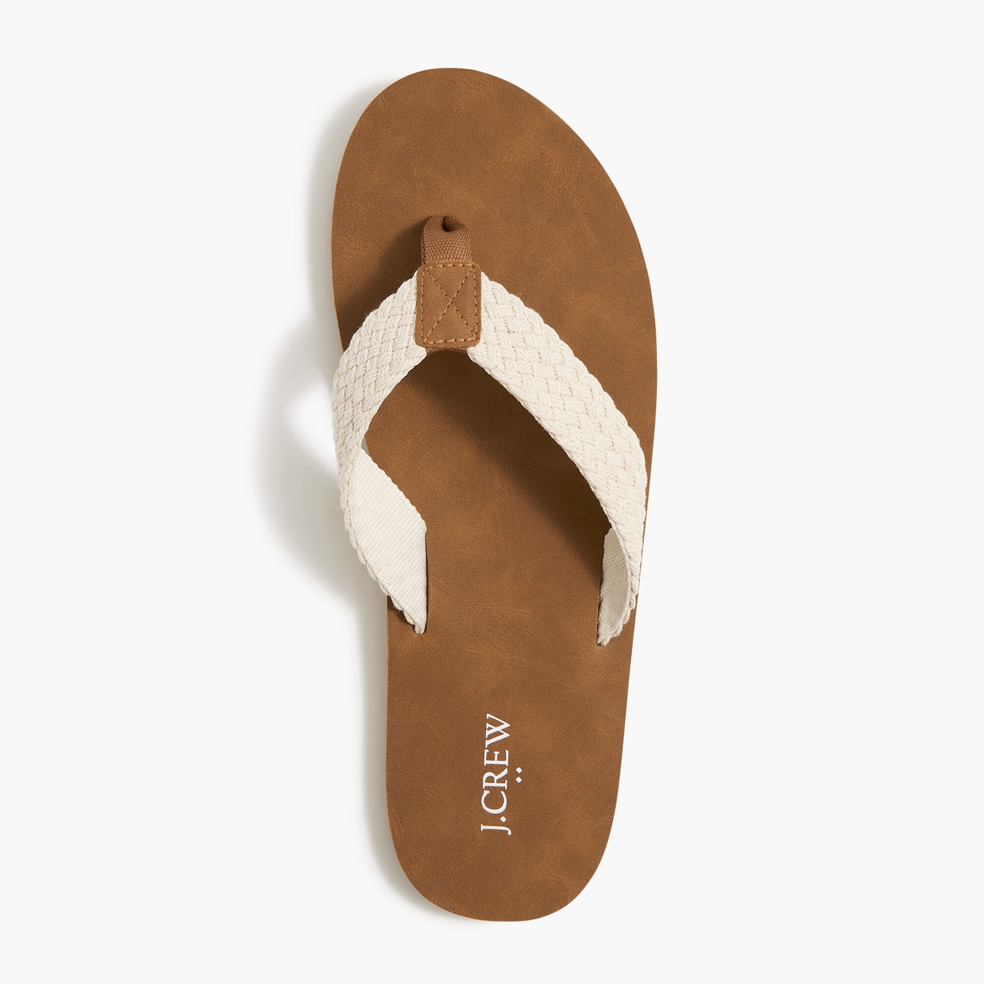 Factory: Braided-strap Flip-flops For Men