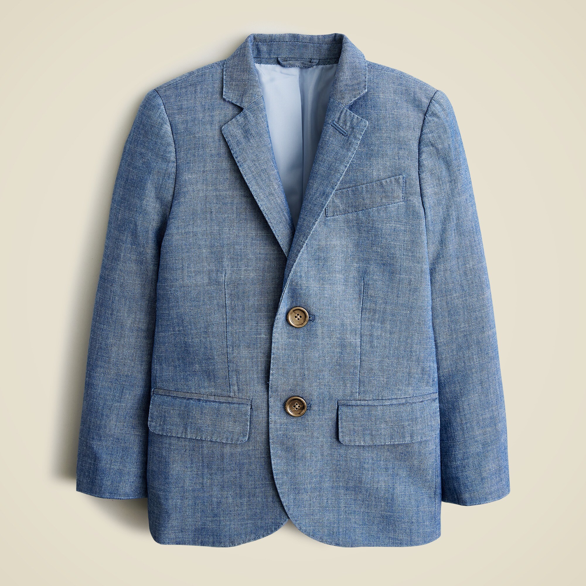 J.Crew: Boys' Ludlow Jacket In Chambray For Boys