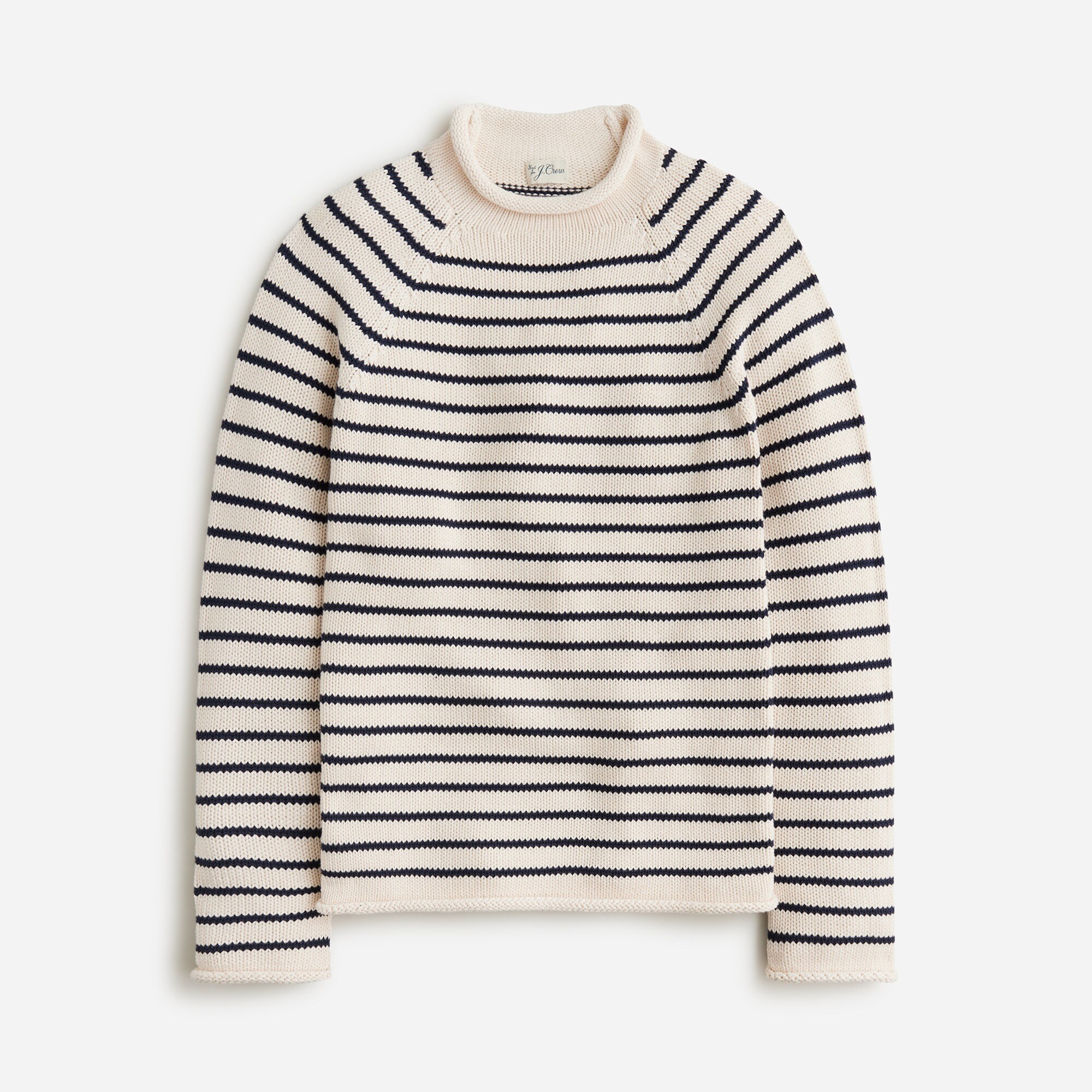 J.Crew: 1988 Heritage Cotton Rollneck™ Sweater In Stripe For Men