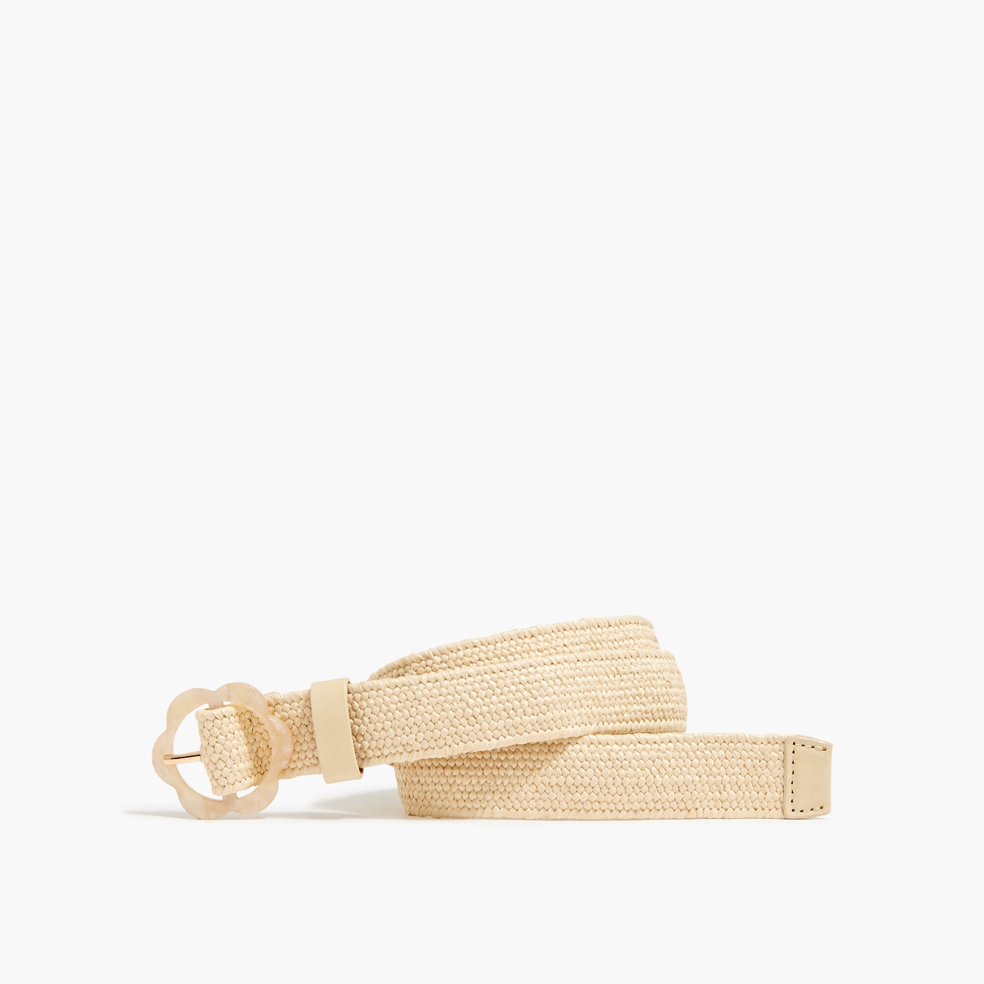 Factory: Girls' Woven Belt With Flower Buckle For Girls