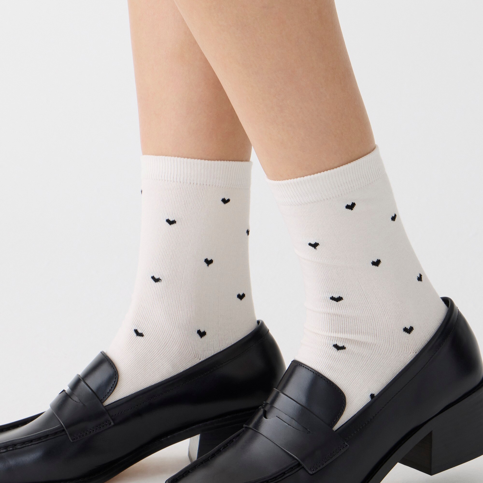 J.Crew: Heart Socks Three-pack For Women