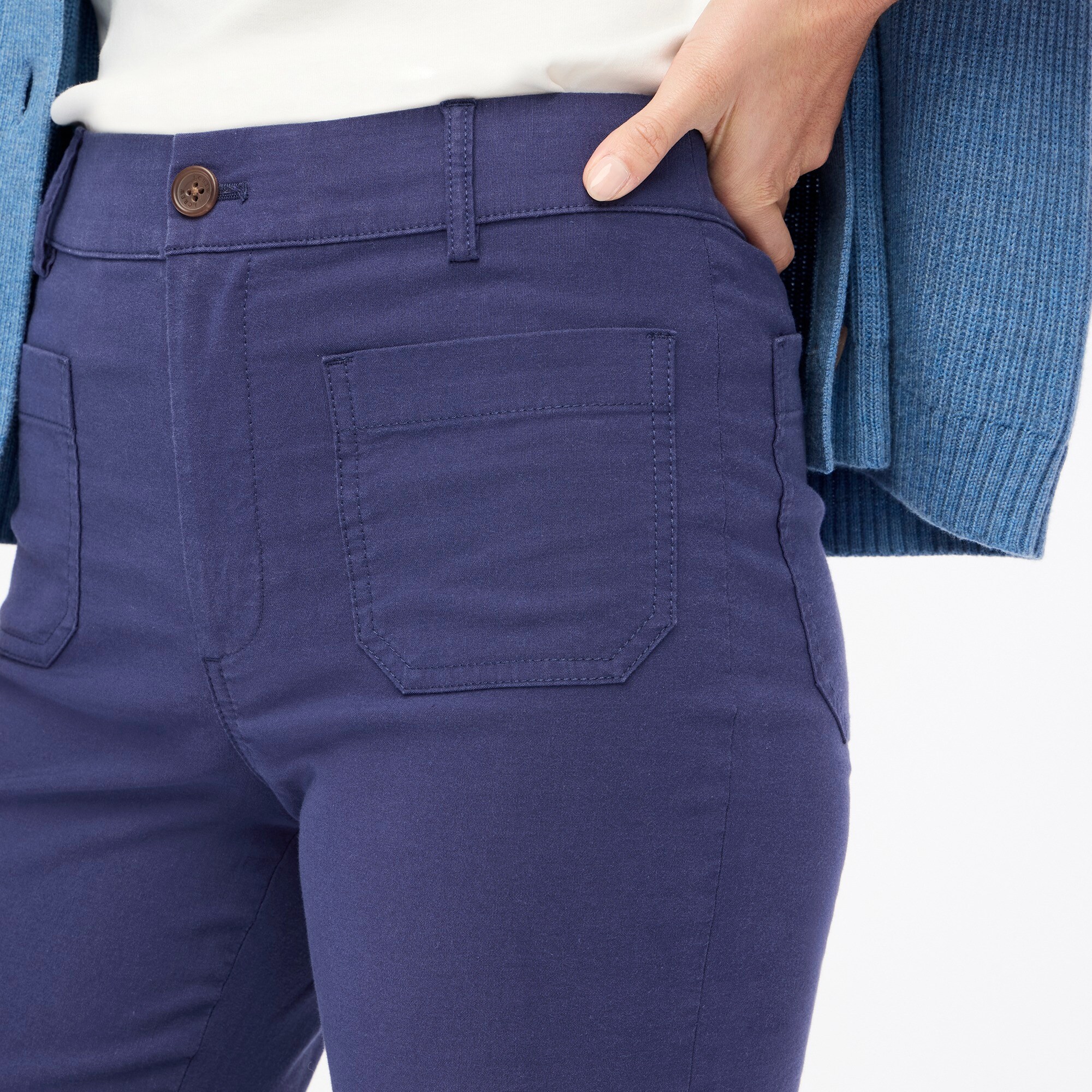 Factory: Lizzie High-rise Patch-pocket Wide-leg Pant For Women