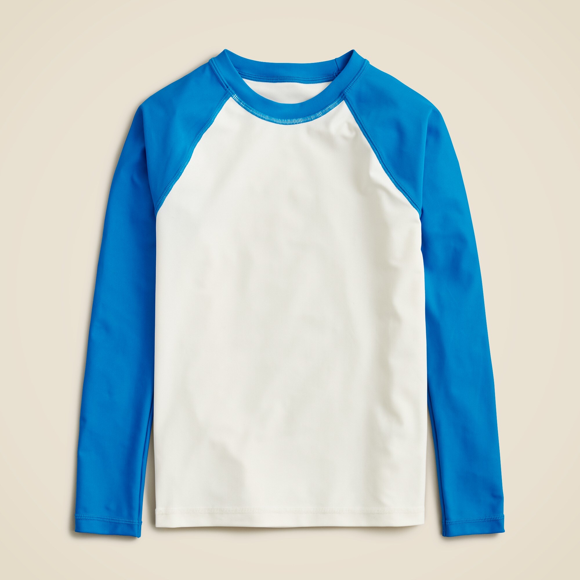 J.Crew: Kids' Baseball Rash Guard With UPF 50+ For Boys