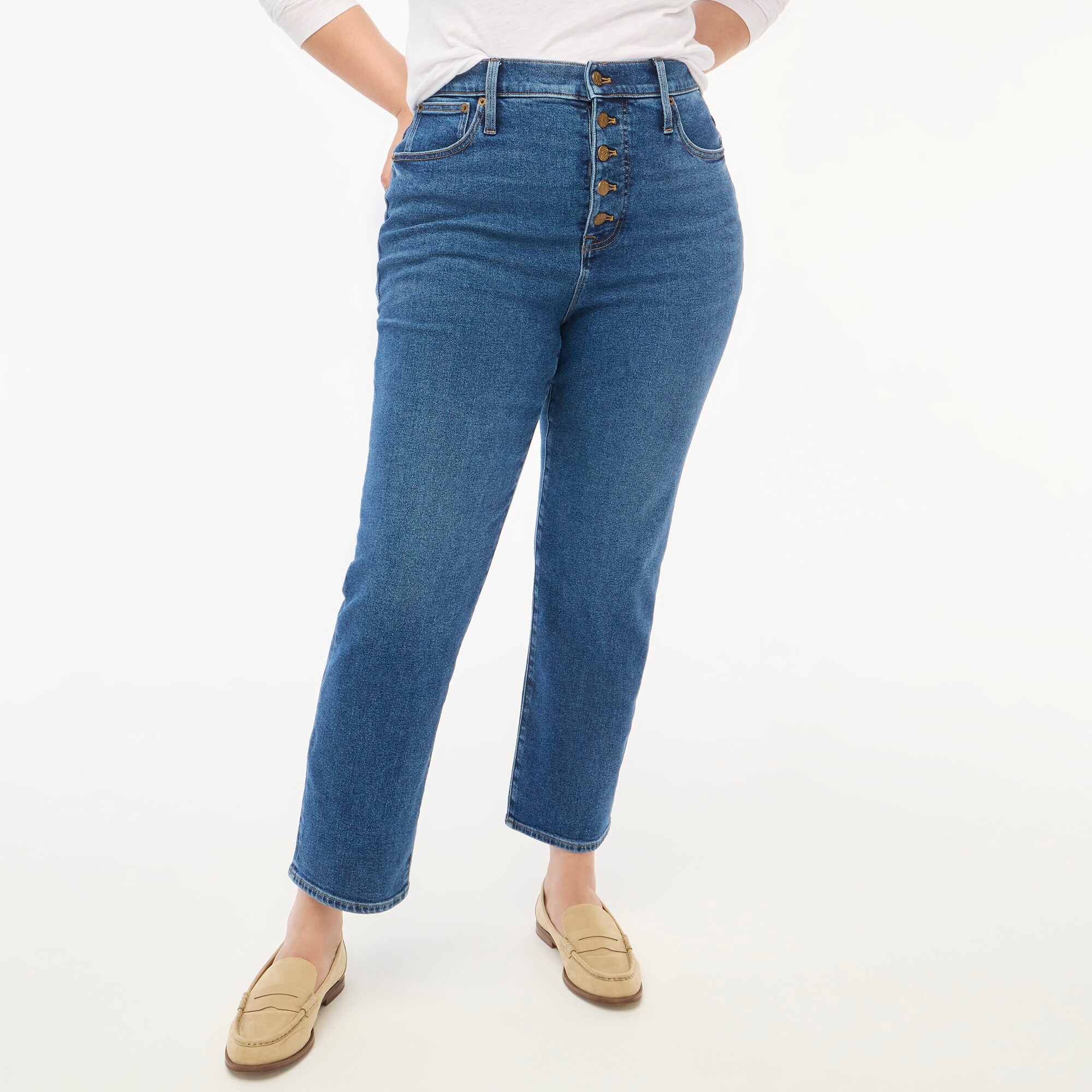 Factory: Essential Straight Jean In All-day Stretch For Women