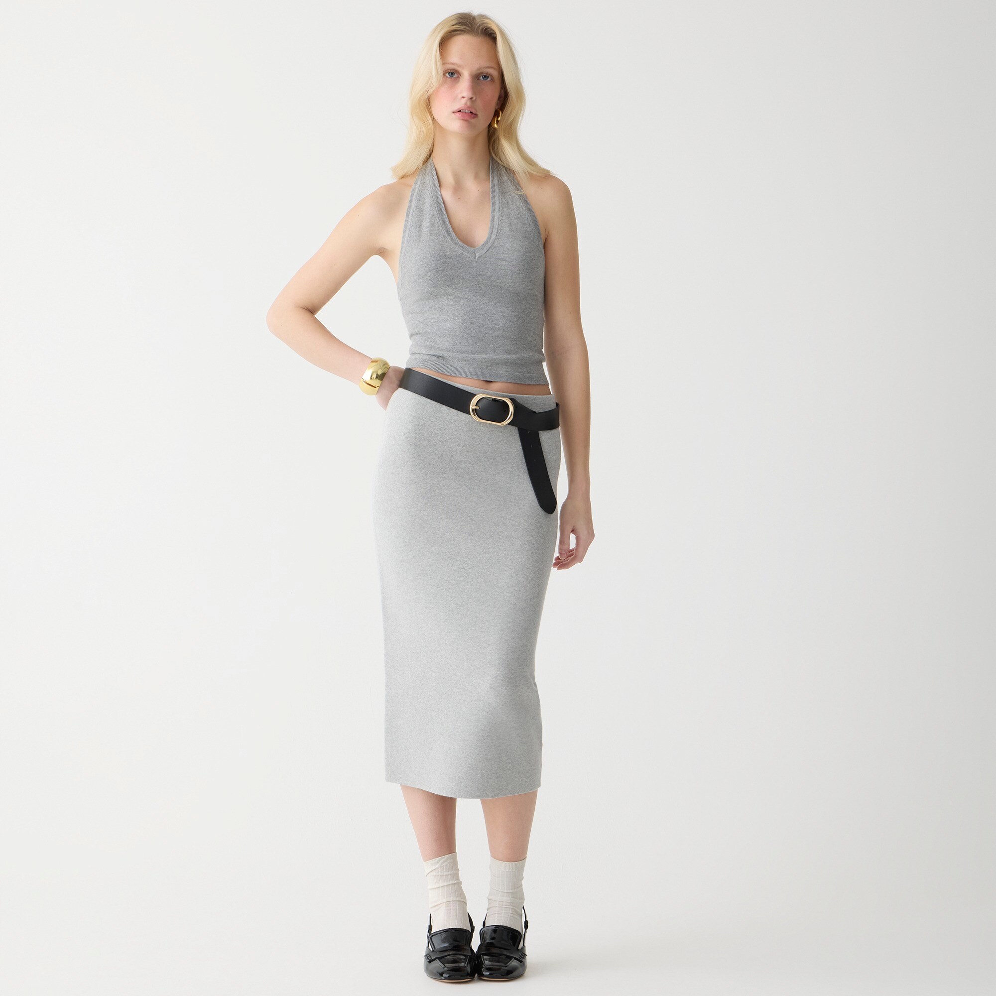 J.Crew: Featherweight Cashmere Halter Top For Women