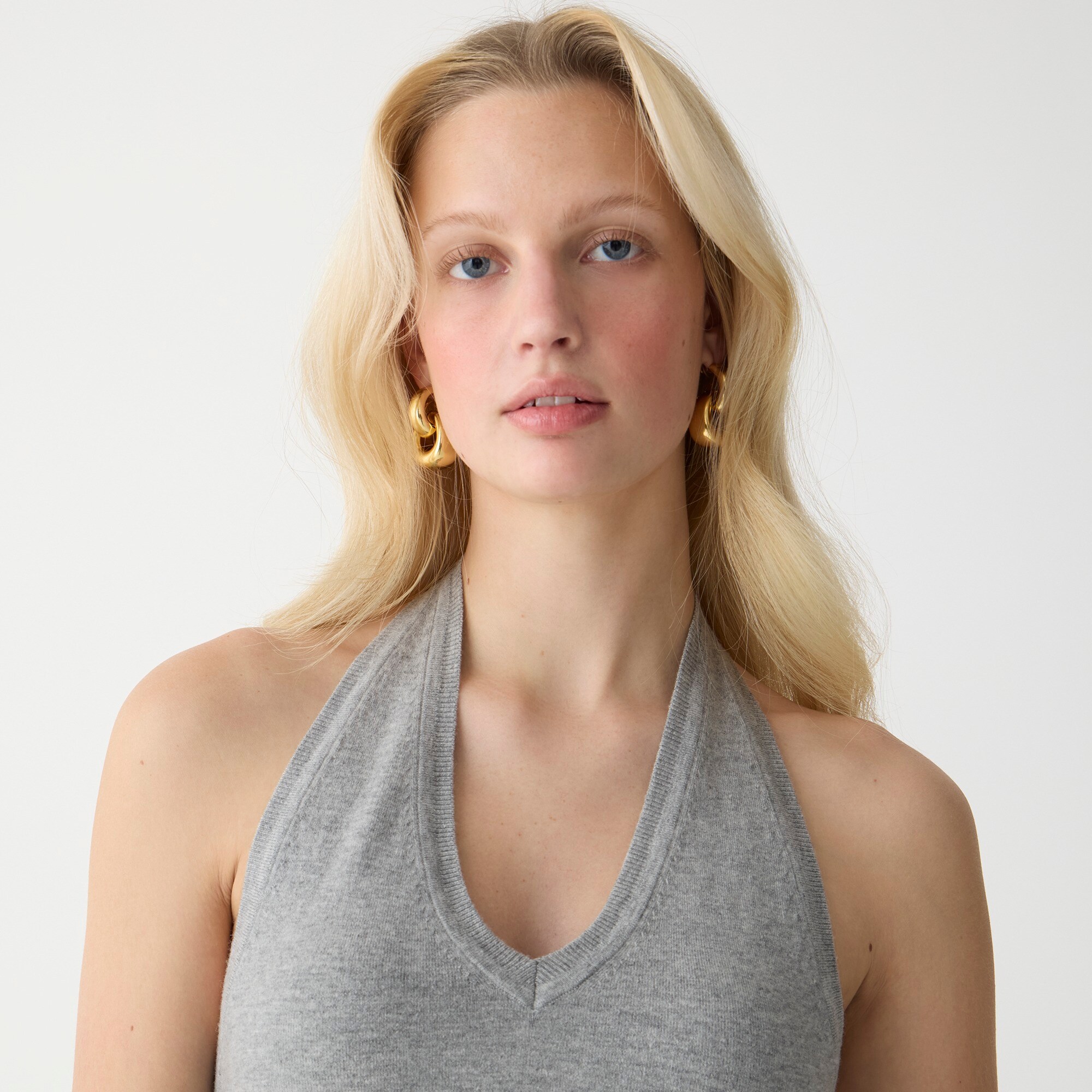 J.Crew: Featherweight Cashmere Halter Top For Women