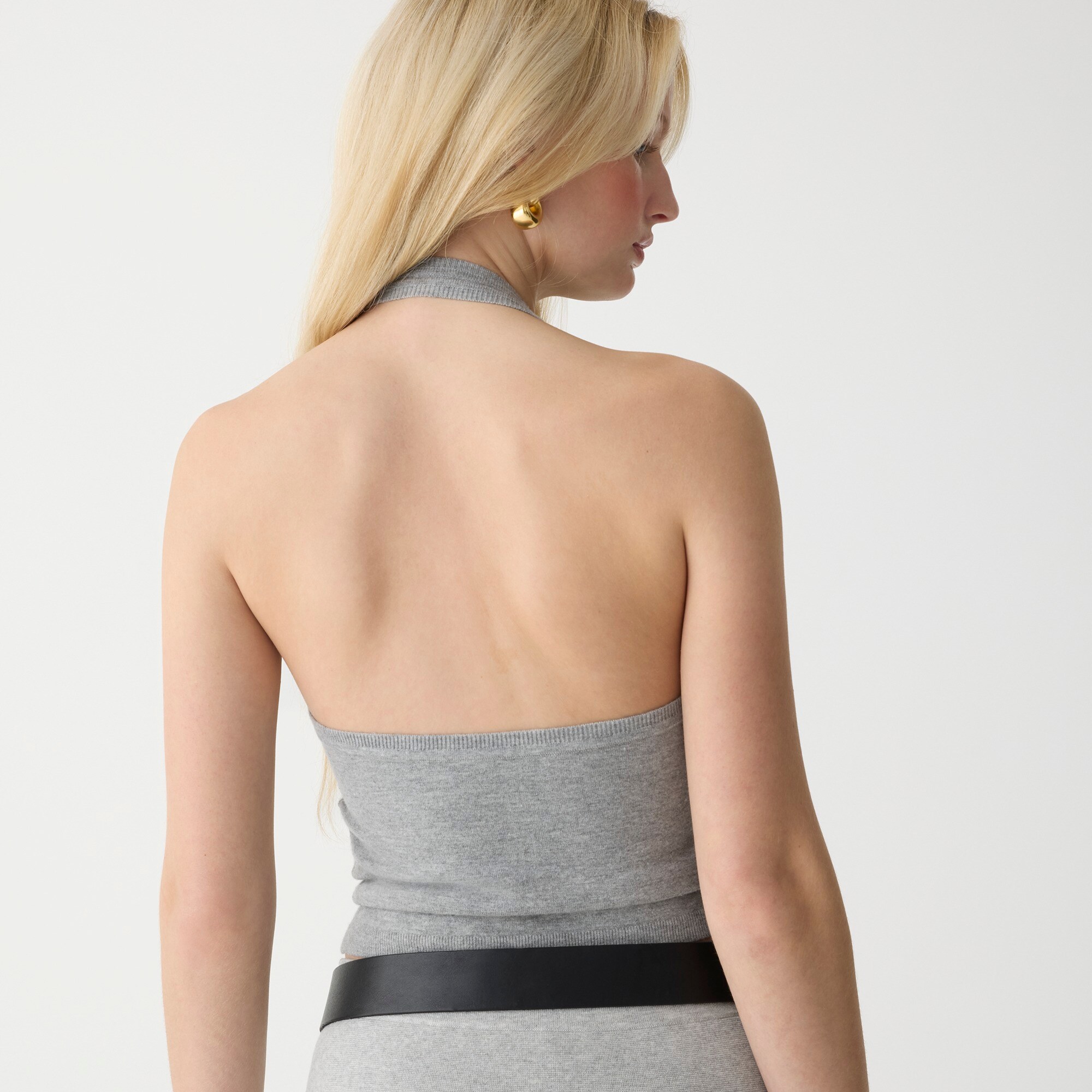 J.Crew: Featherweight Cashmere Halter Top For Women