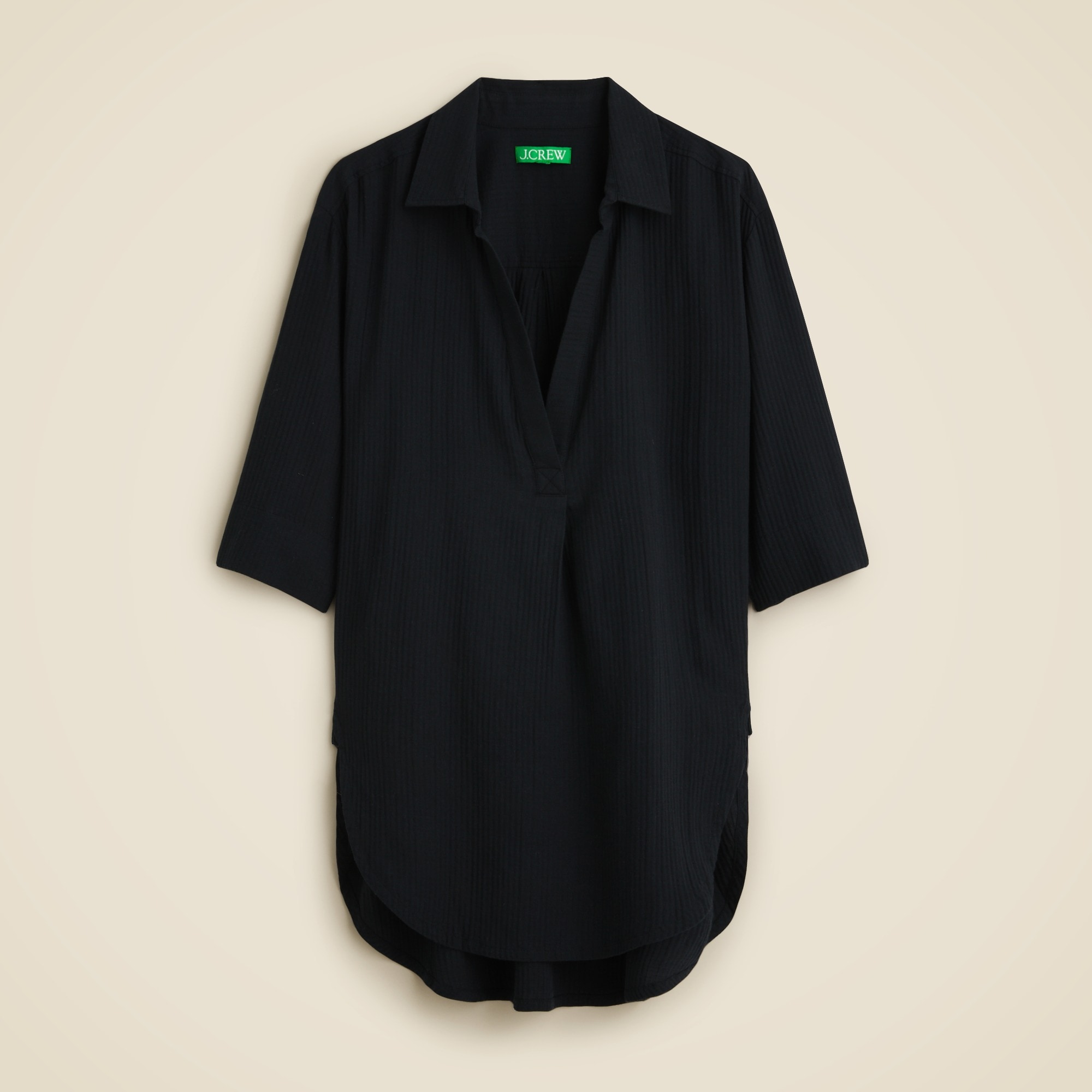 J.Crew: Popover Shirt In Airy Gauze For Women