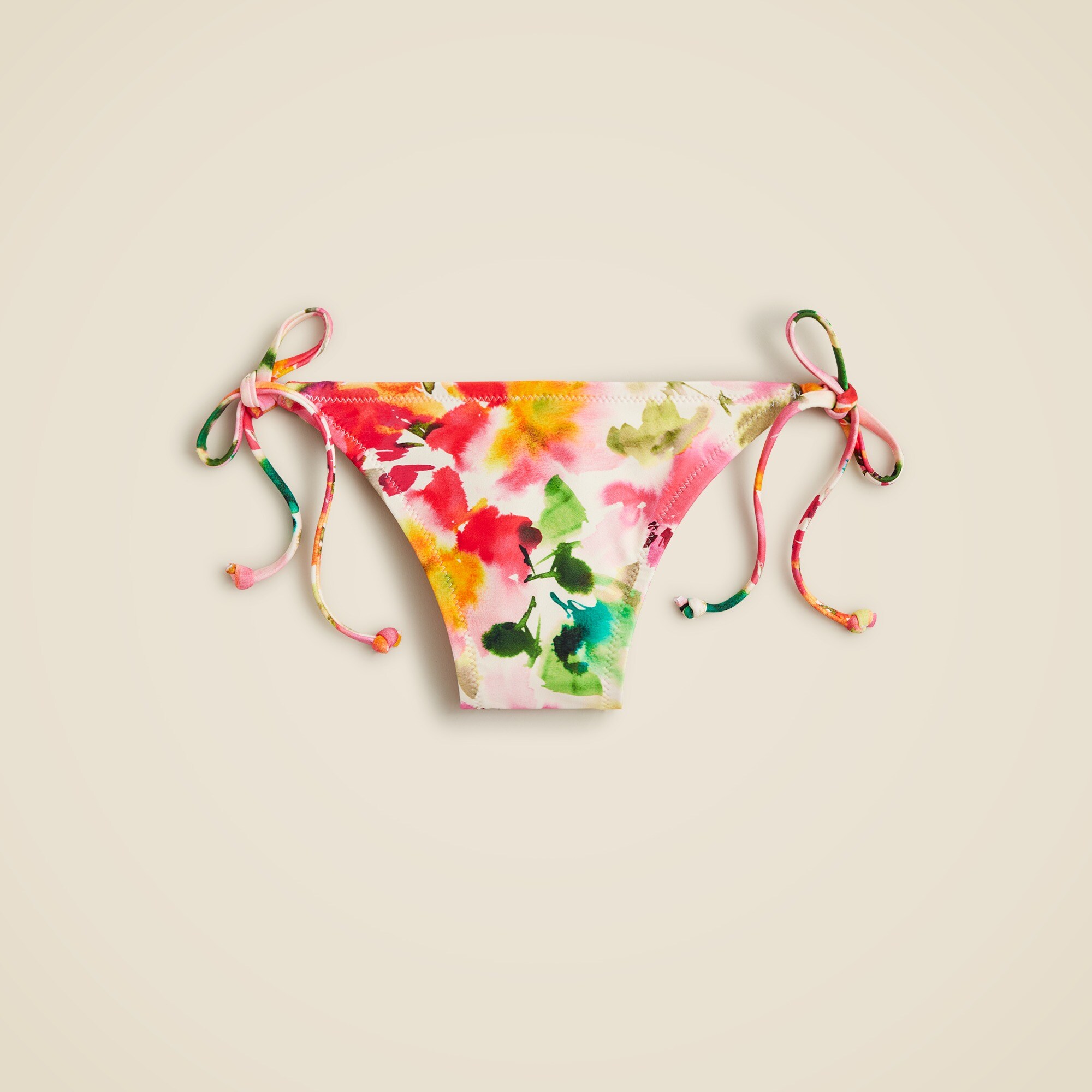 J.Crew: String Bikini Top In Floral For Women