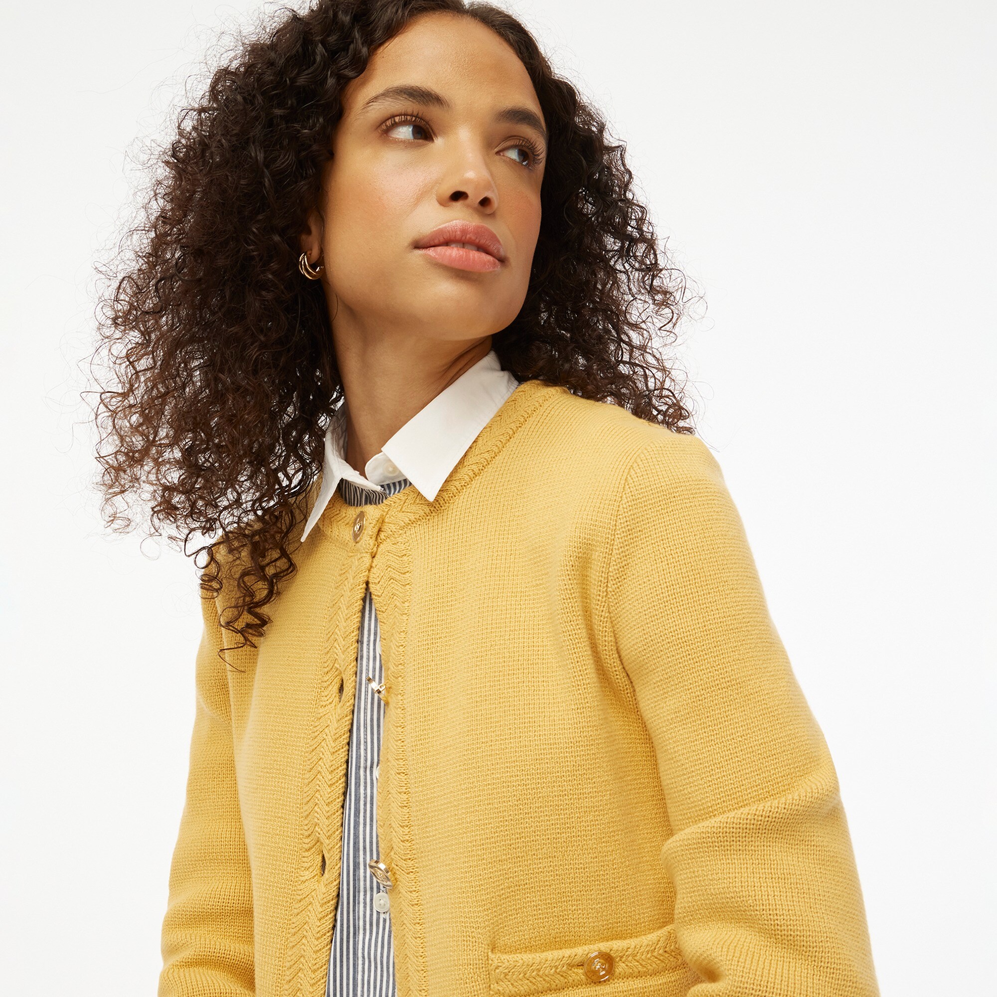 Factory: Cotton Lady Jacket Cardigan Sweater For Women