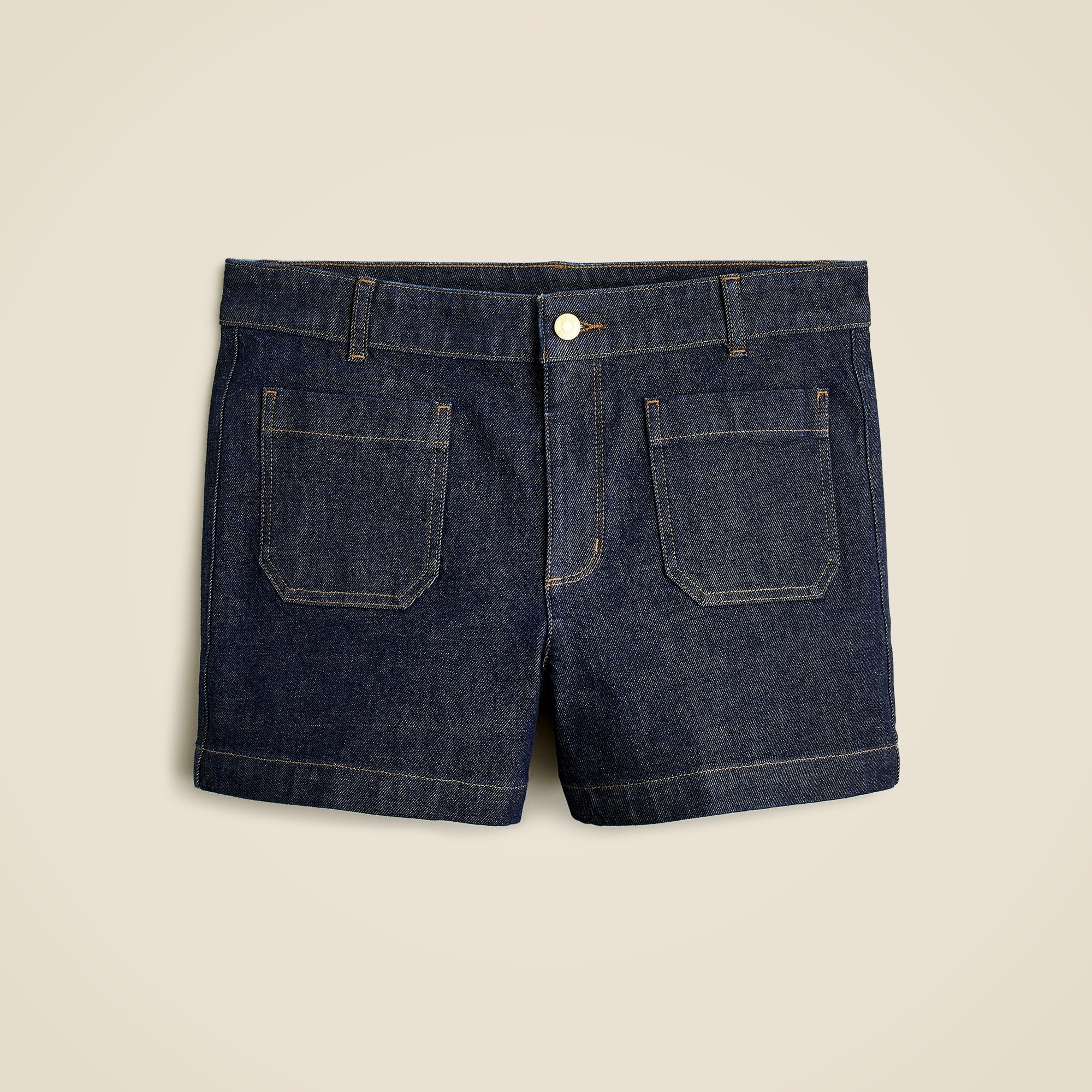 Patch-pocket Denim Short In Resin Wash For Women | J.Crew
