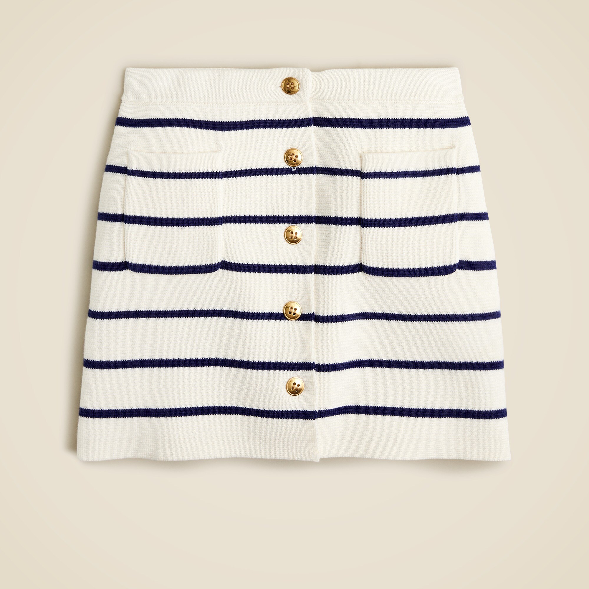 J.Crew: Girls' Sweater-skirt In Stripe For Girls