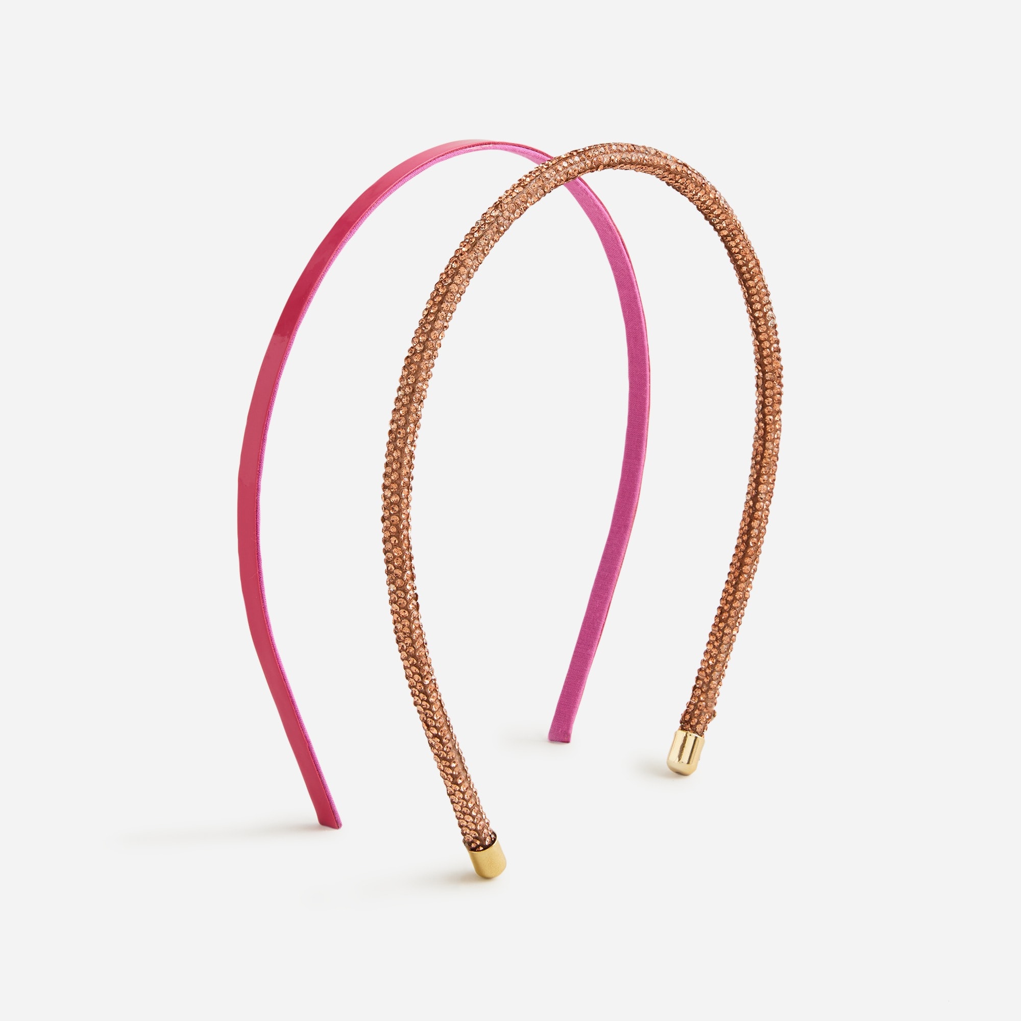 Girls' Skinny Crystal Headbands Two-pack For Girls | J.Crew