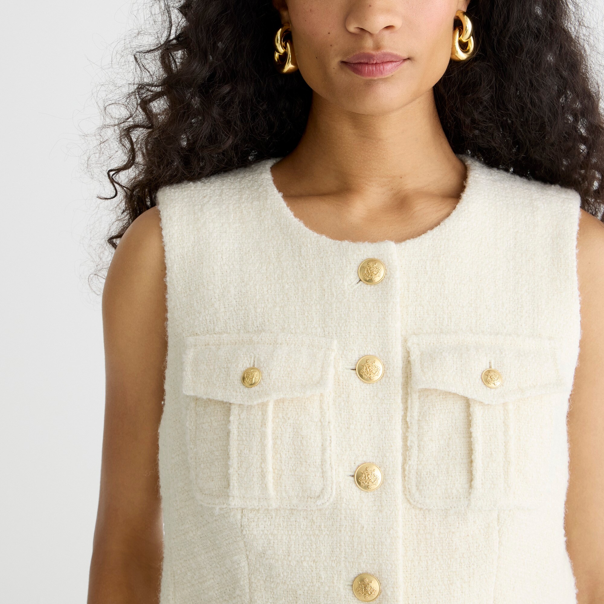 J.Crew: Tweed Vest For Women