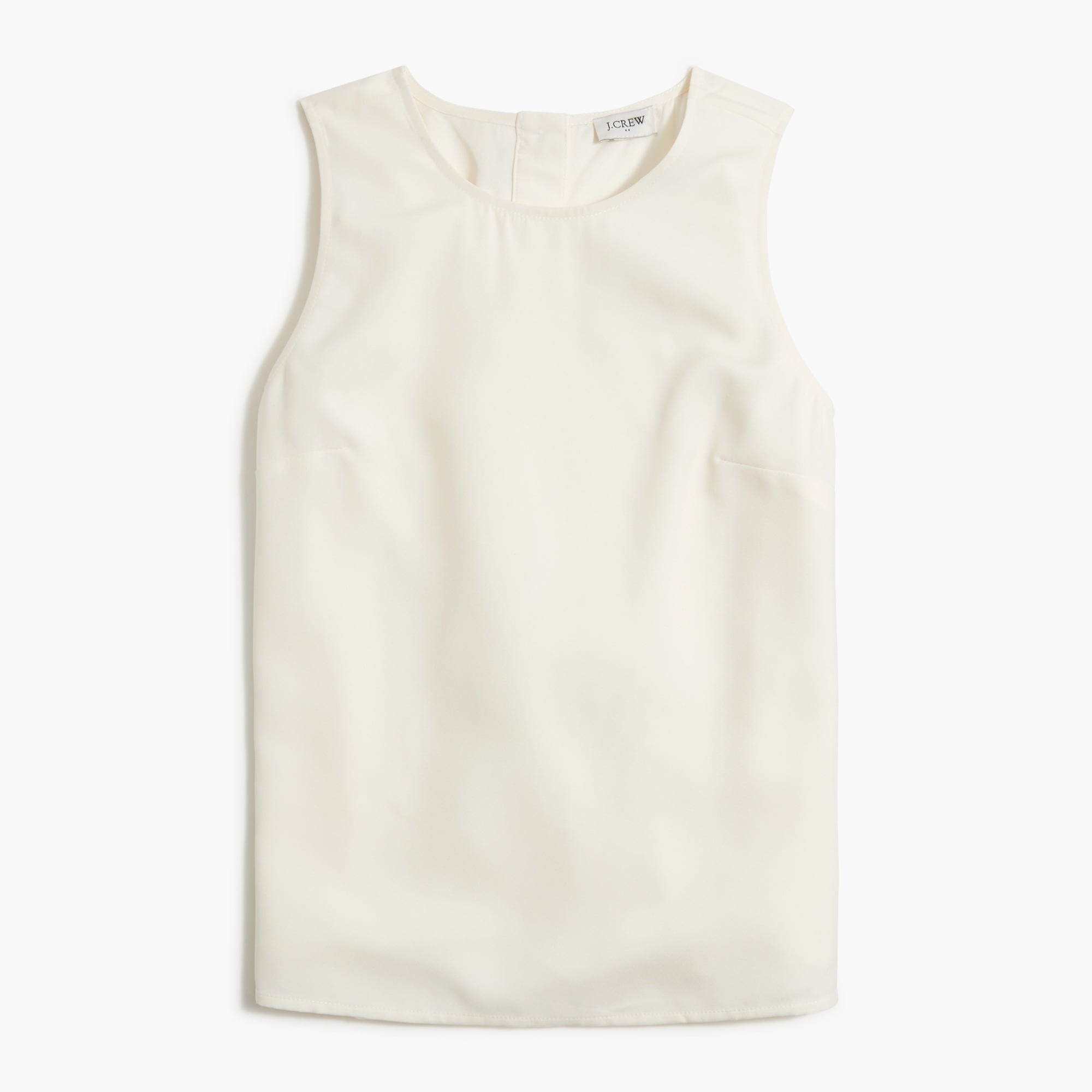 Factory: Sleeveless Button-back Shell For Women