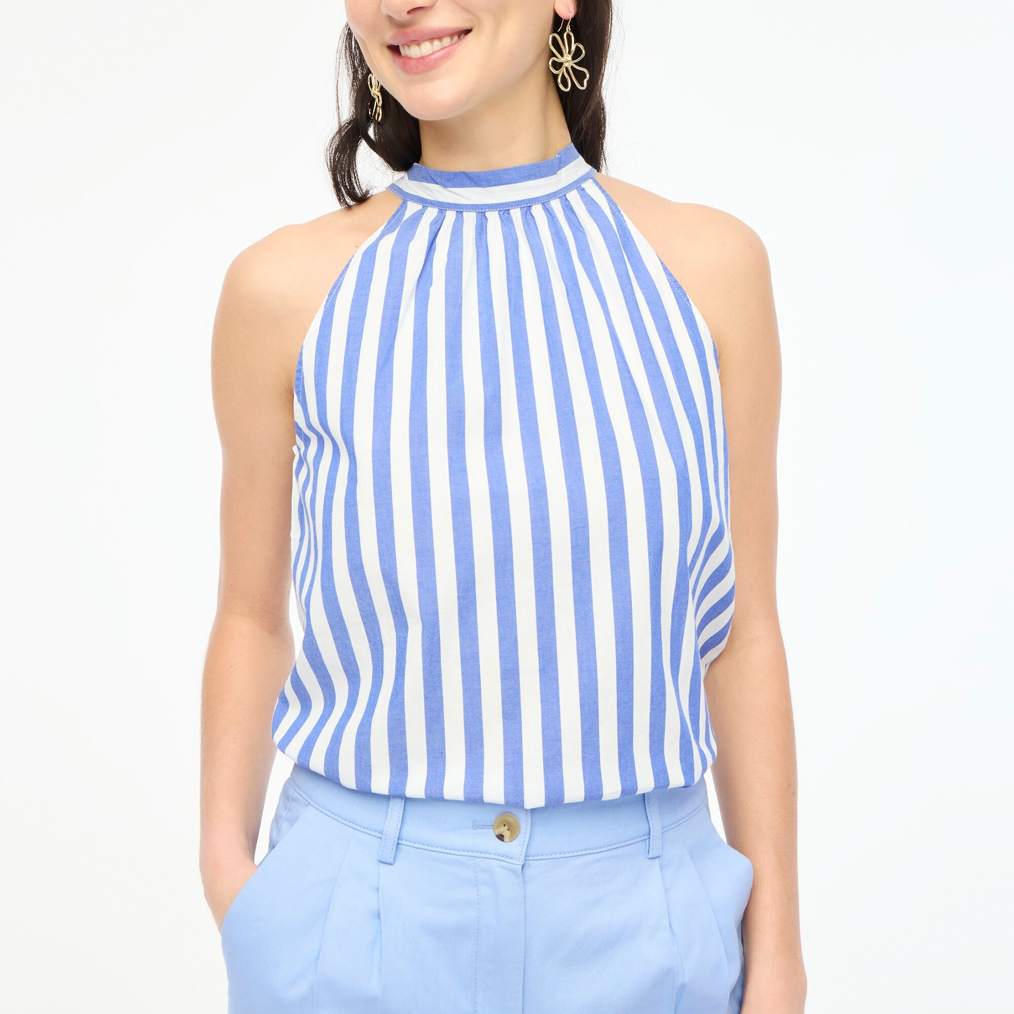 Factory: Bow-back Halter Top For Women